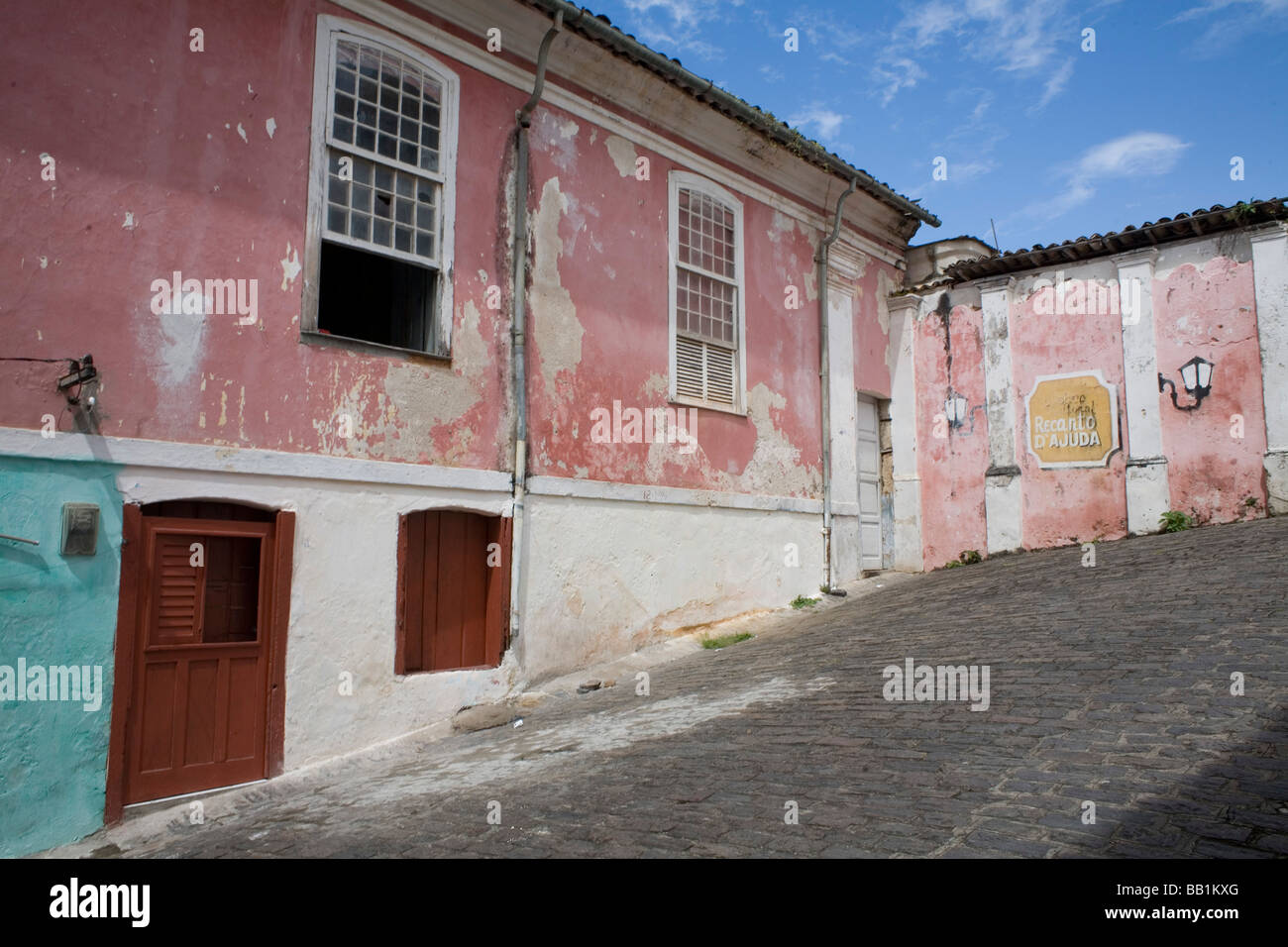 The colorful colonial buildings of Cachoeira, Brazil Stock Photo - Alamy