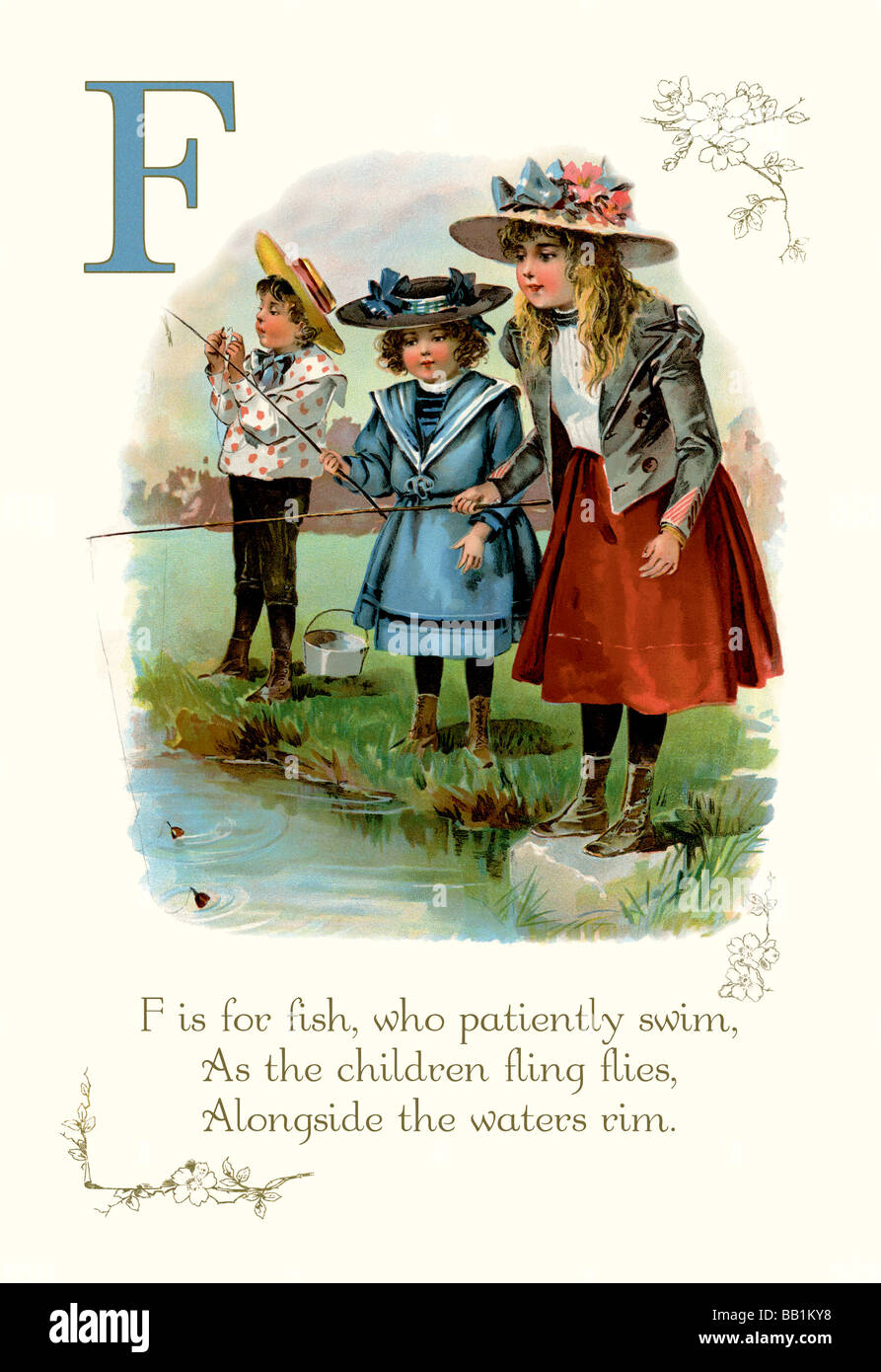 F is for Fish Stock Photo - Alamy