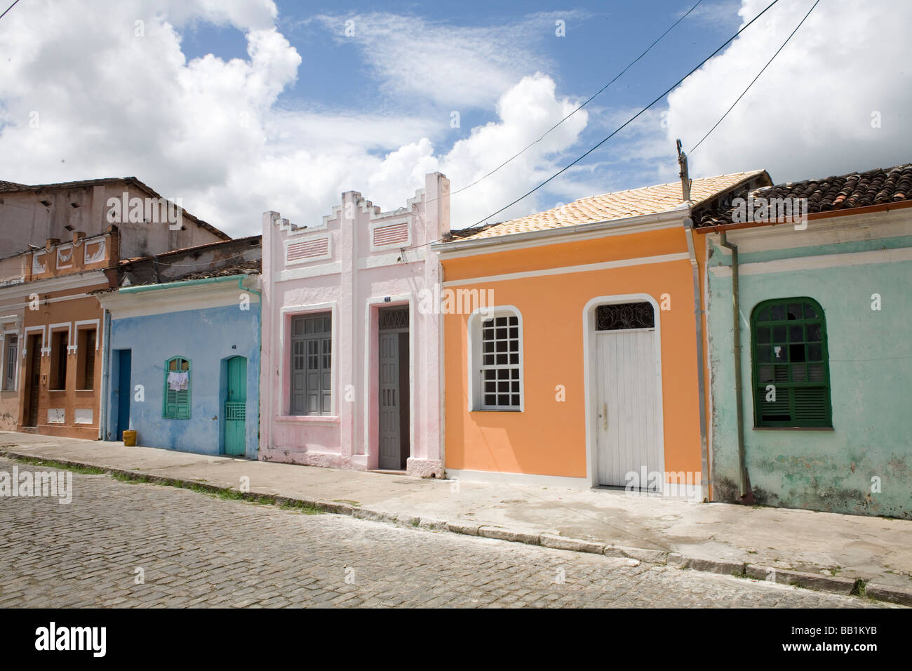 The colorful colonial buildings of Cachoeira, Brazil Stock Photo - Alamy