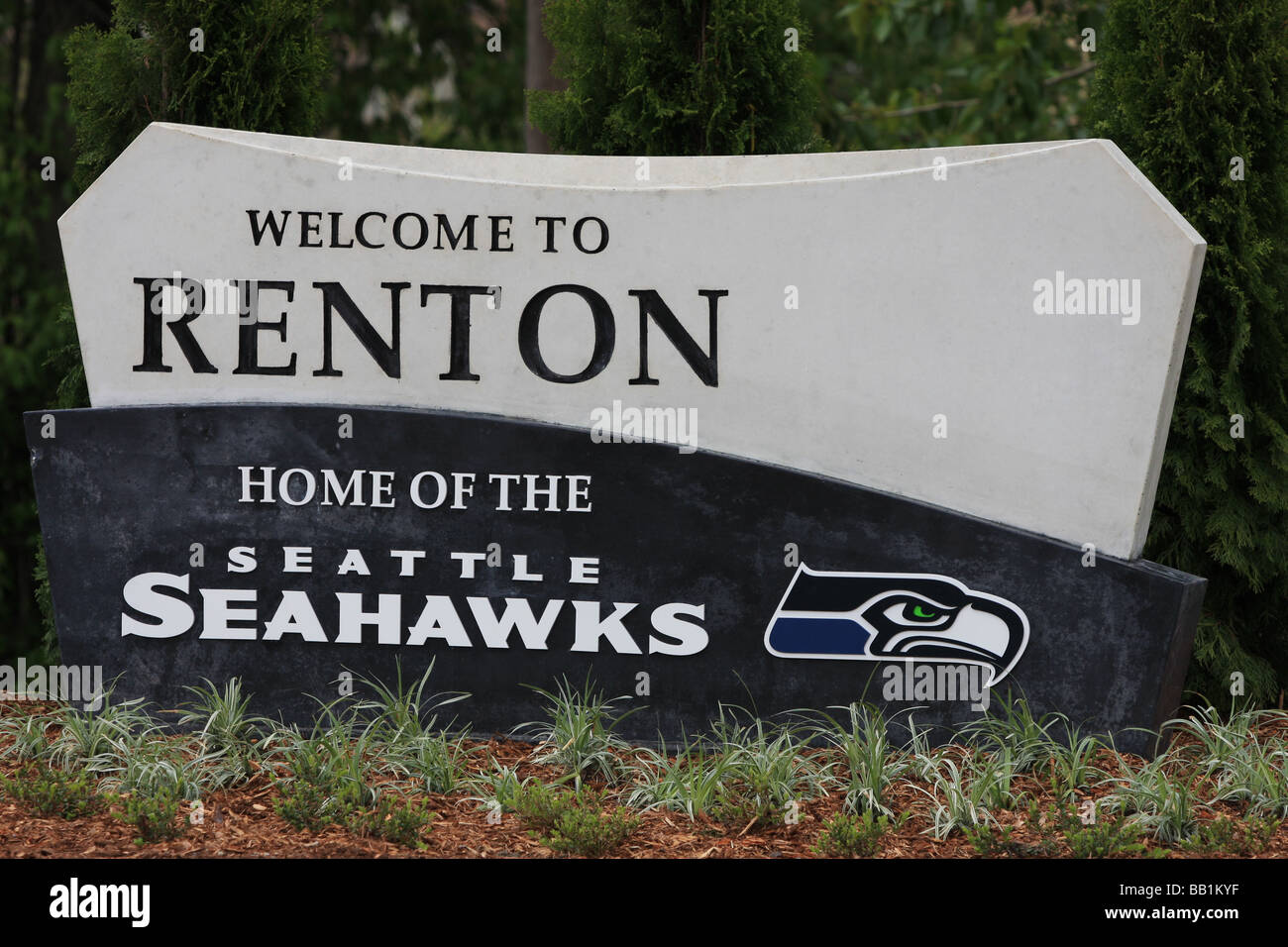 Welcome to Renton, Washington, the home of the Seattle Seahawks Stock ...