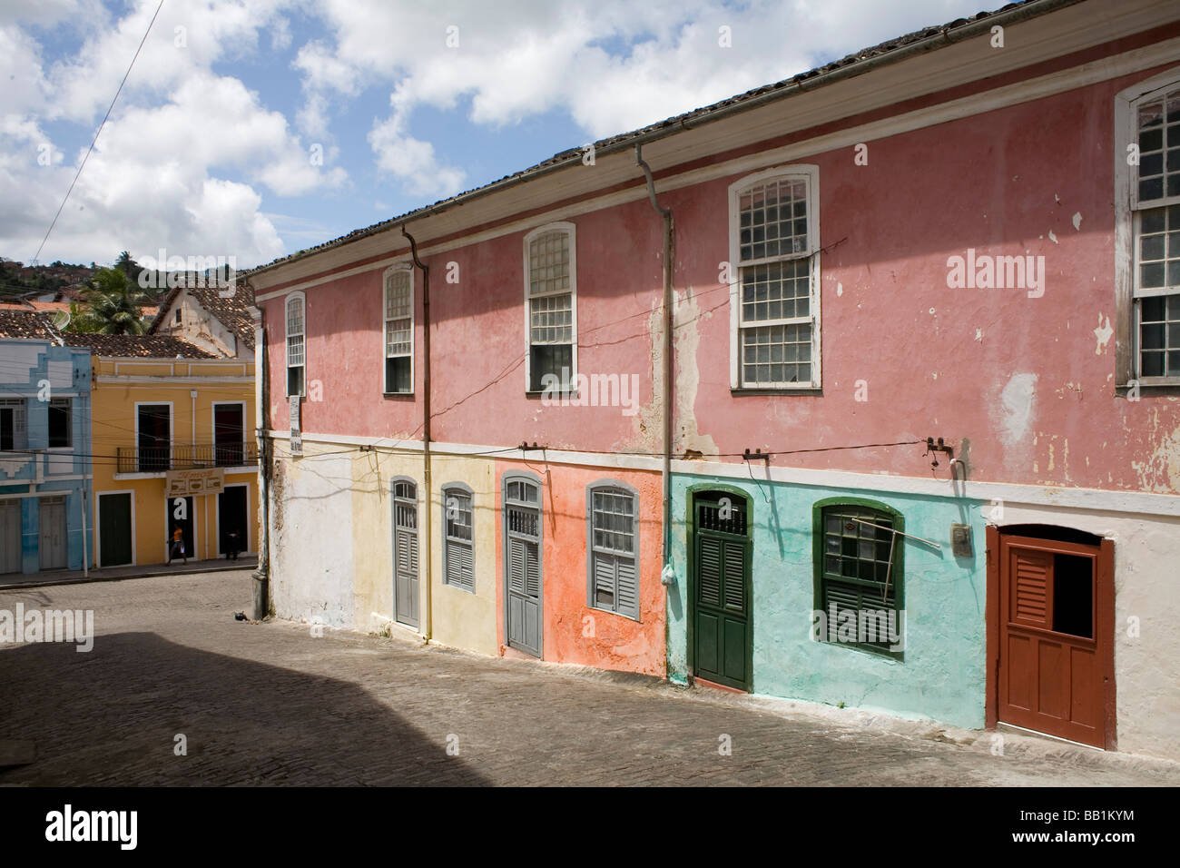 The colorful colonial buildings of Cachoeira, Brazil Stock Photo - Alamy