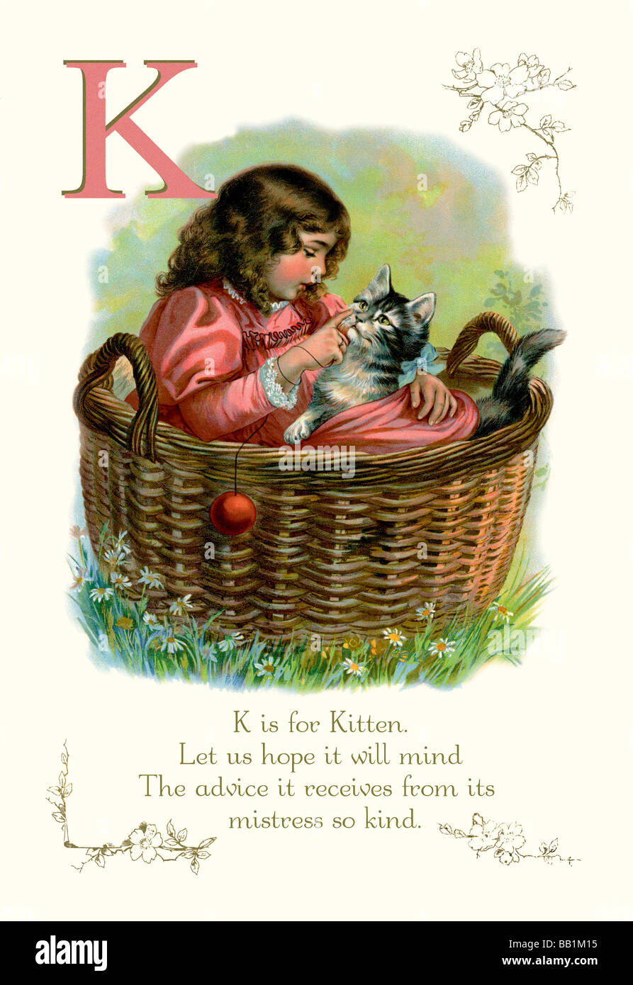 K is for Kitten Stock Photo - Alamy