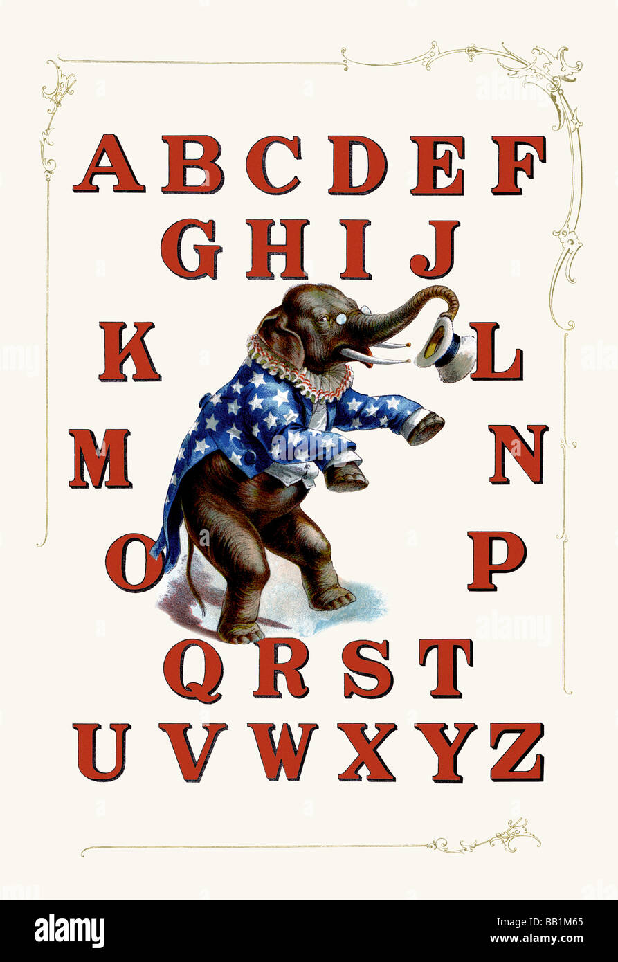 Republican Party Alphabet Stock Photo - Alamy