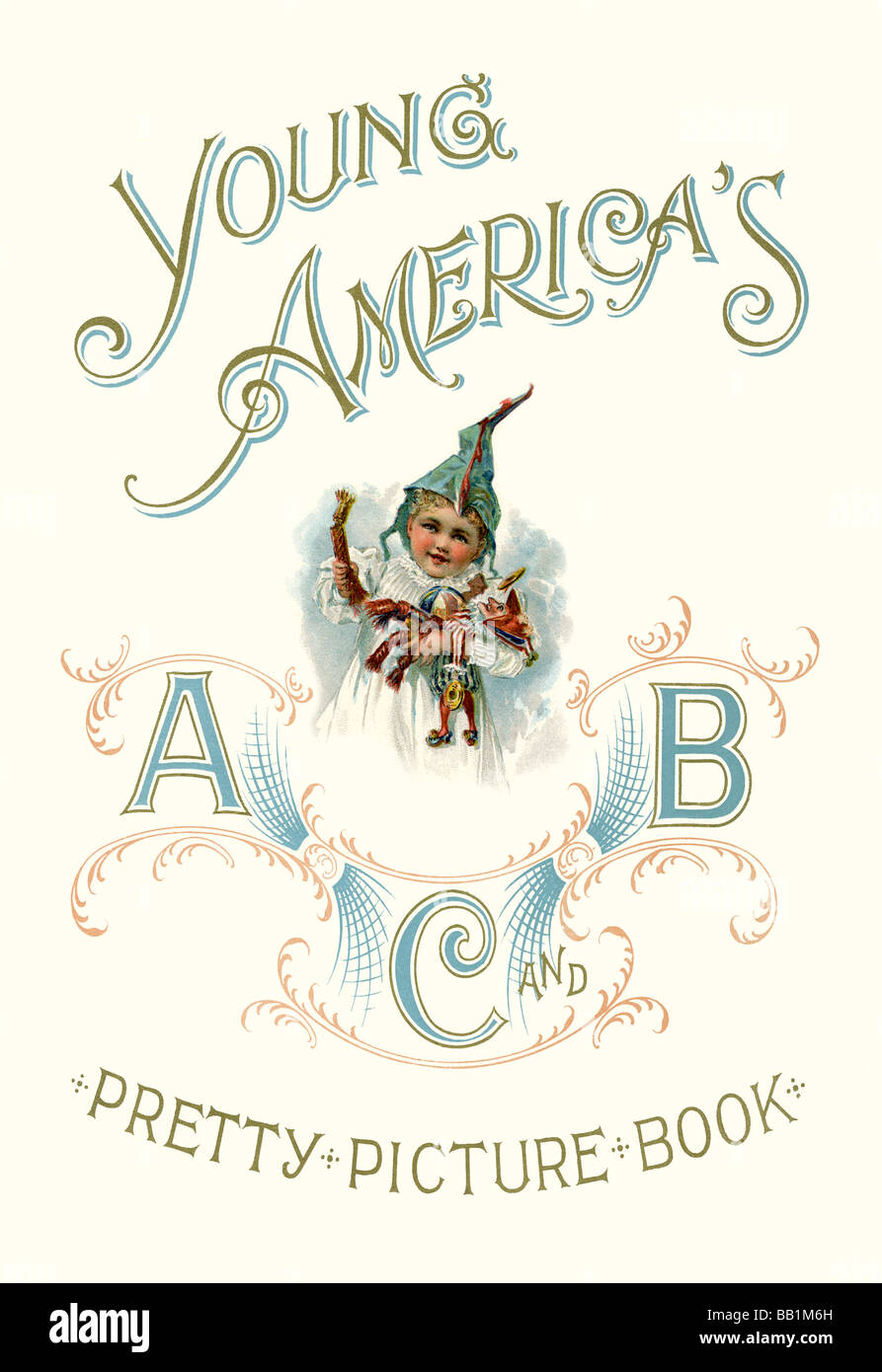 Young America's ABC Pretty Picture Book Stock Photo - Alamy