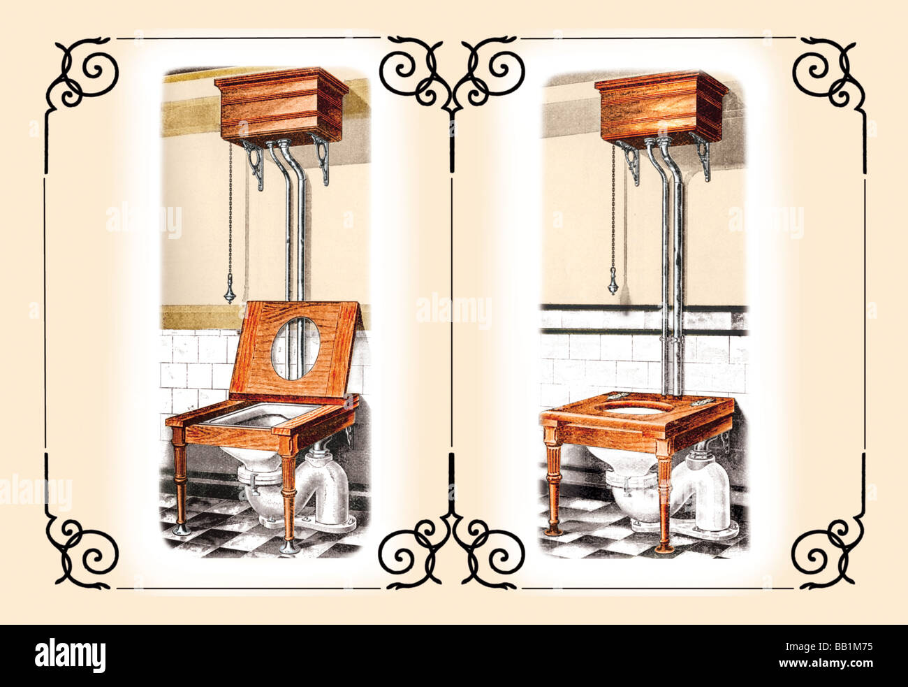 Victorian toilets hi-res stock photography and images - Alamy