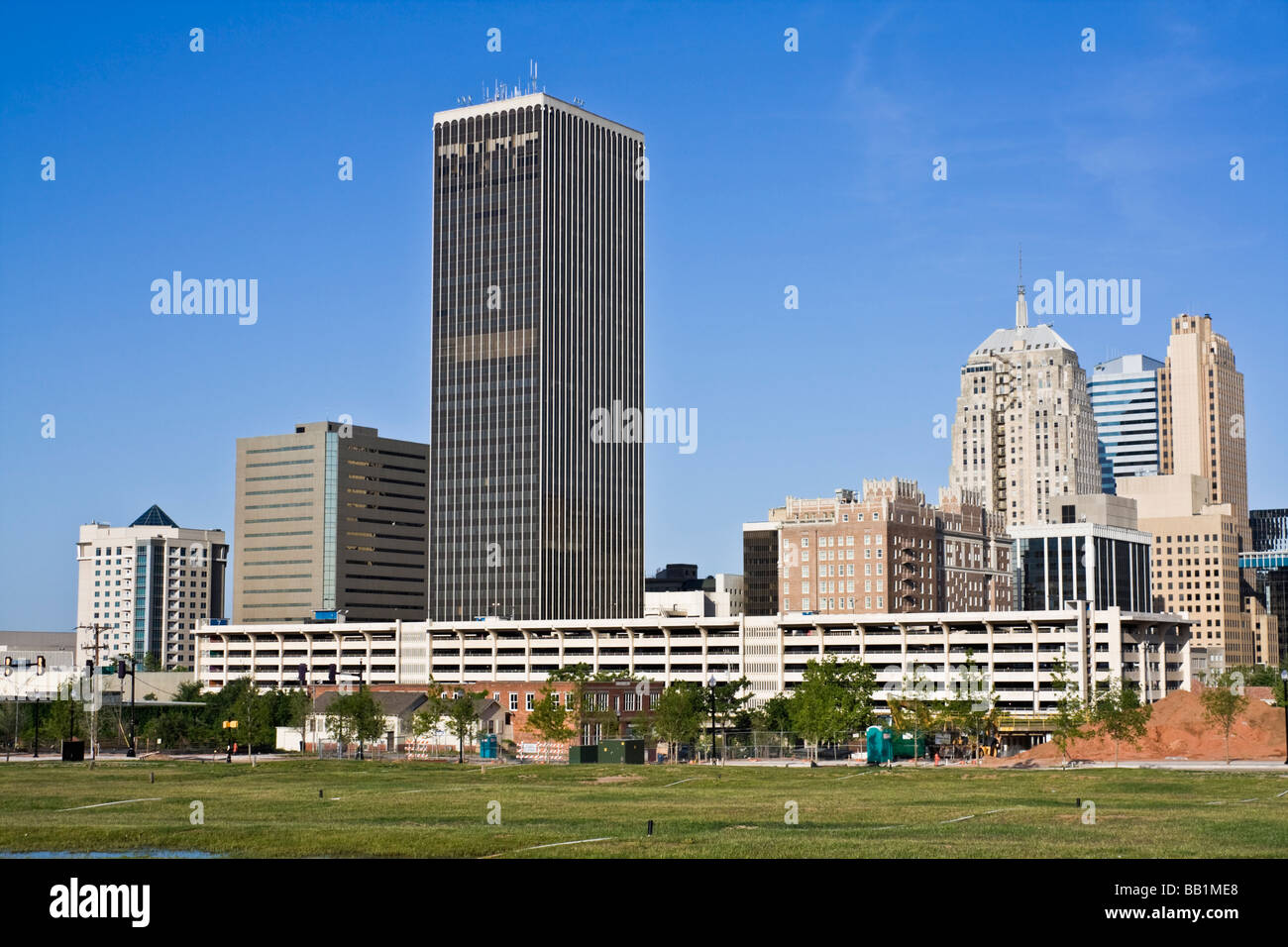 Oklahoma city skyline panorama hi-res stock photography and images - Alamy