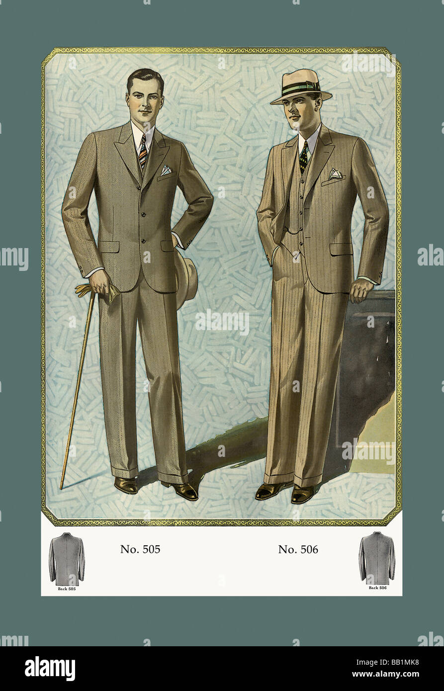 Young Men's Three-Button Sack #2 Stock Photo - Alamy