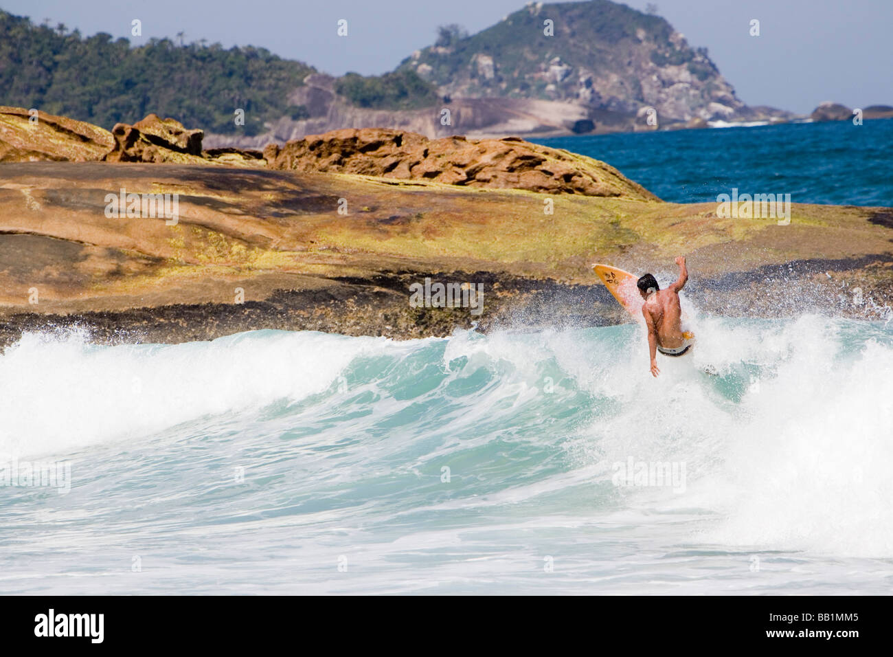 Pro Surfers at the beach in Brazil Stock Photo - Alamy