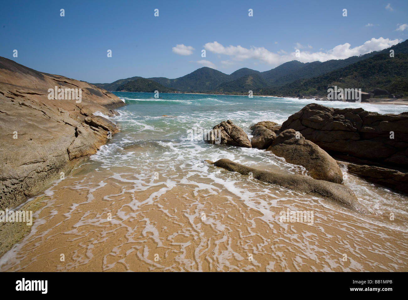 The beach at Trinidade Stock Photo - Alamy