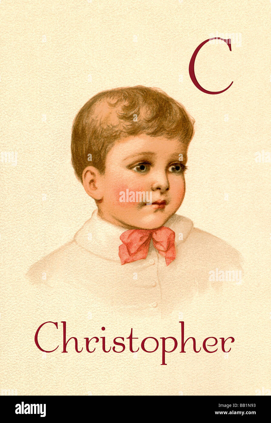 C for Christopher Stock Photo - Alamy
