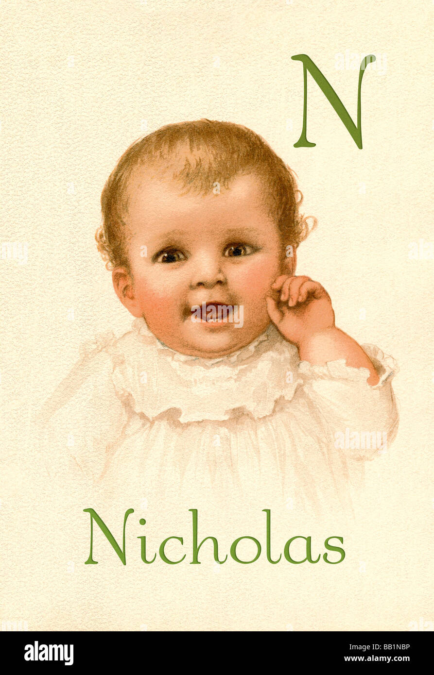 N for Nicholas Stock Photo - Alamy