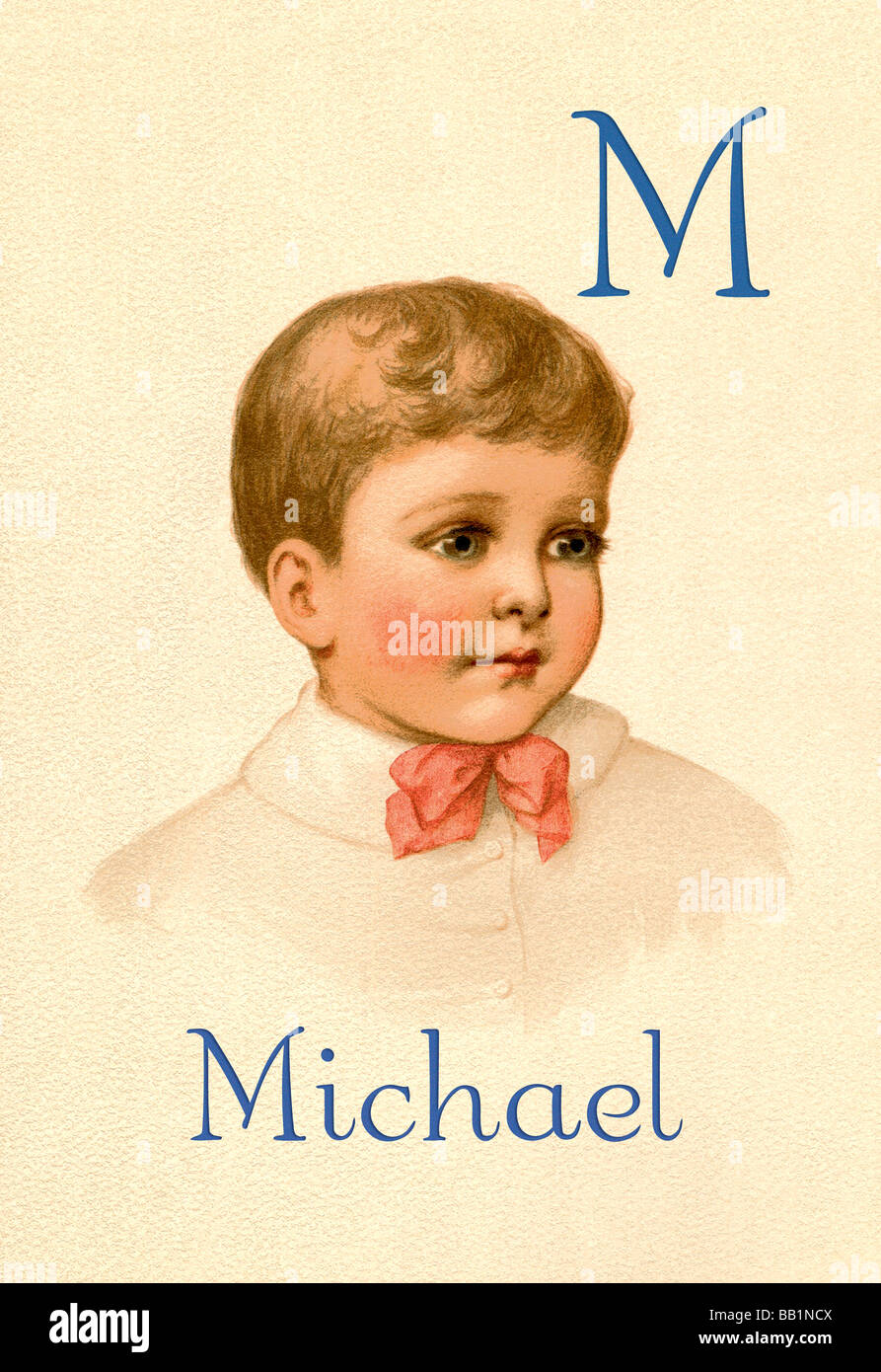 M for Michael Stock Photo - Alamy
