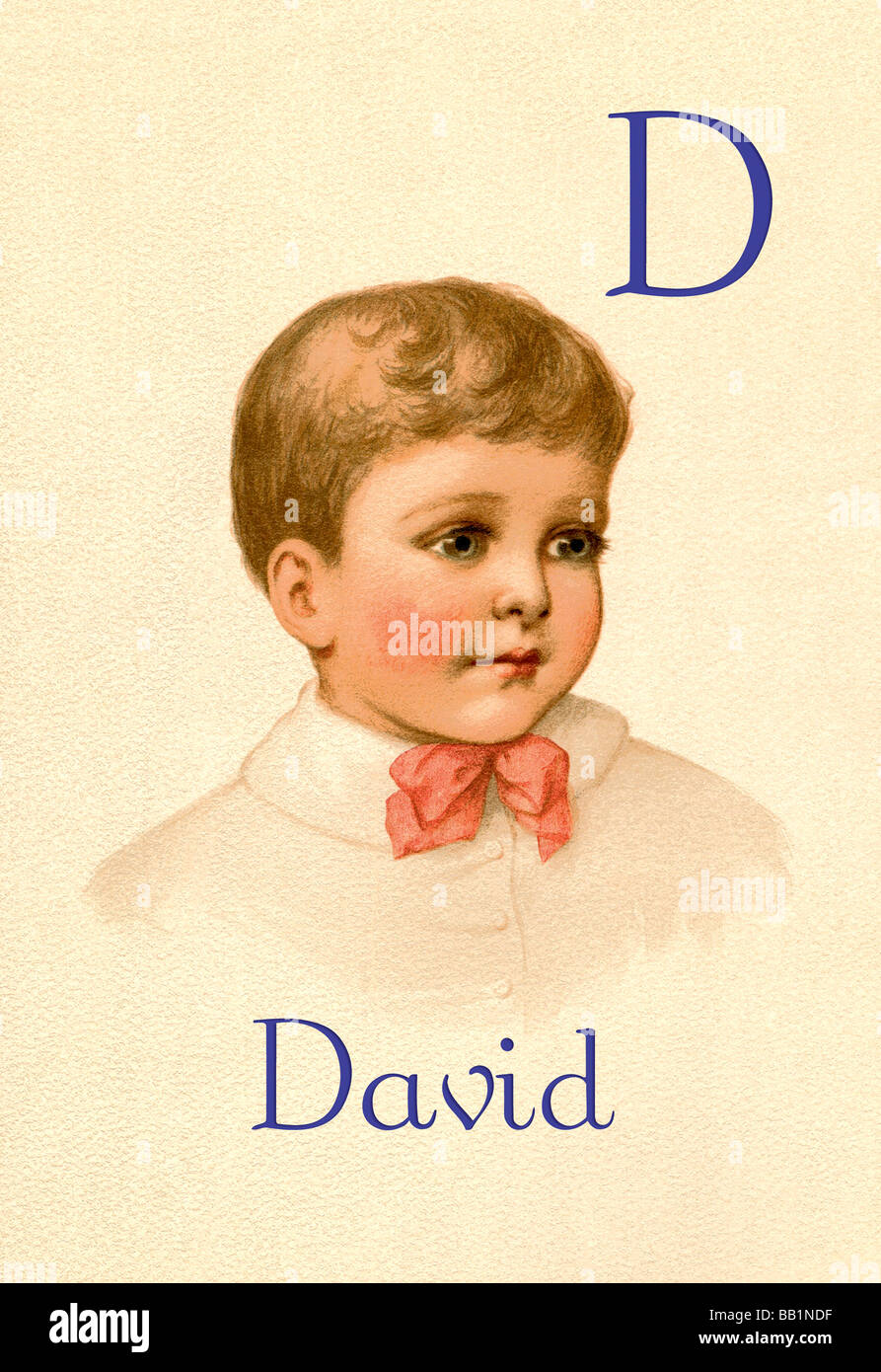 D for David Stock Photo - Alamy