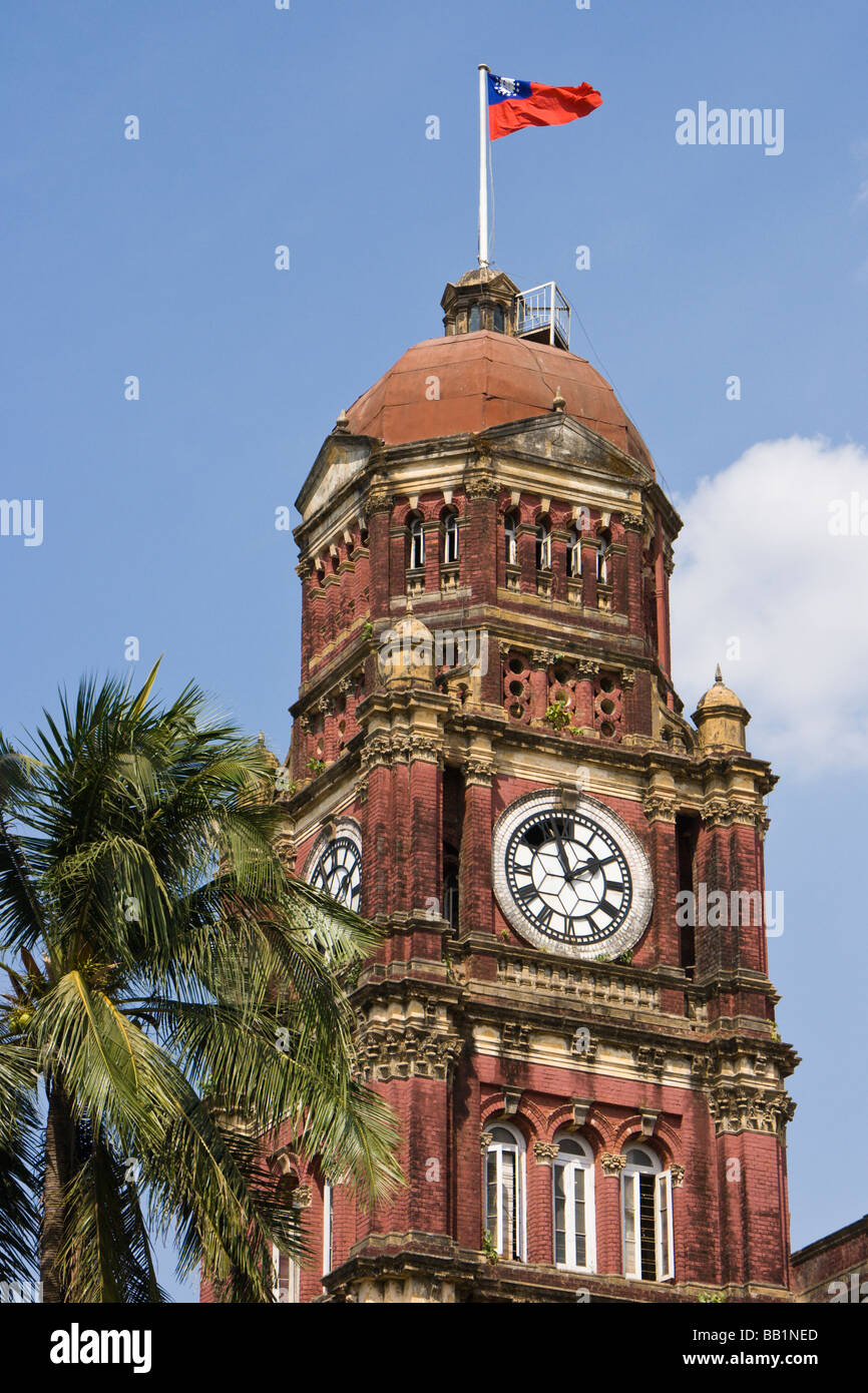 Downtown Yangon (also known as Rangoon), Myanmar (Burma), Southeast ...