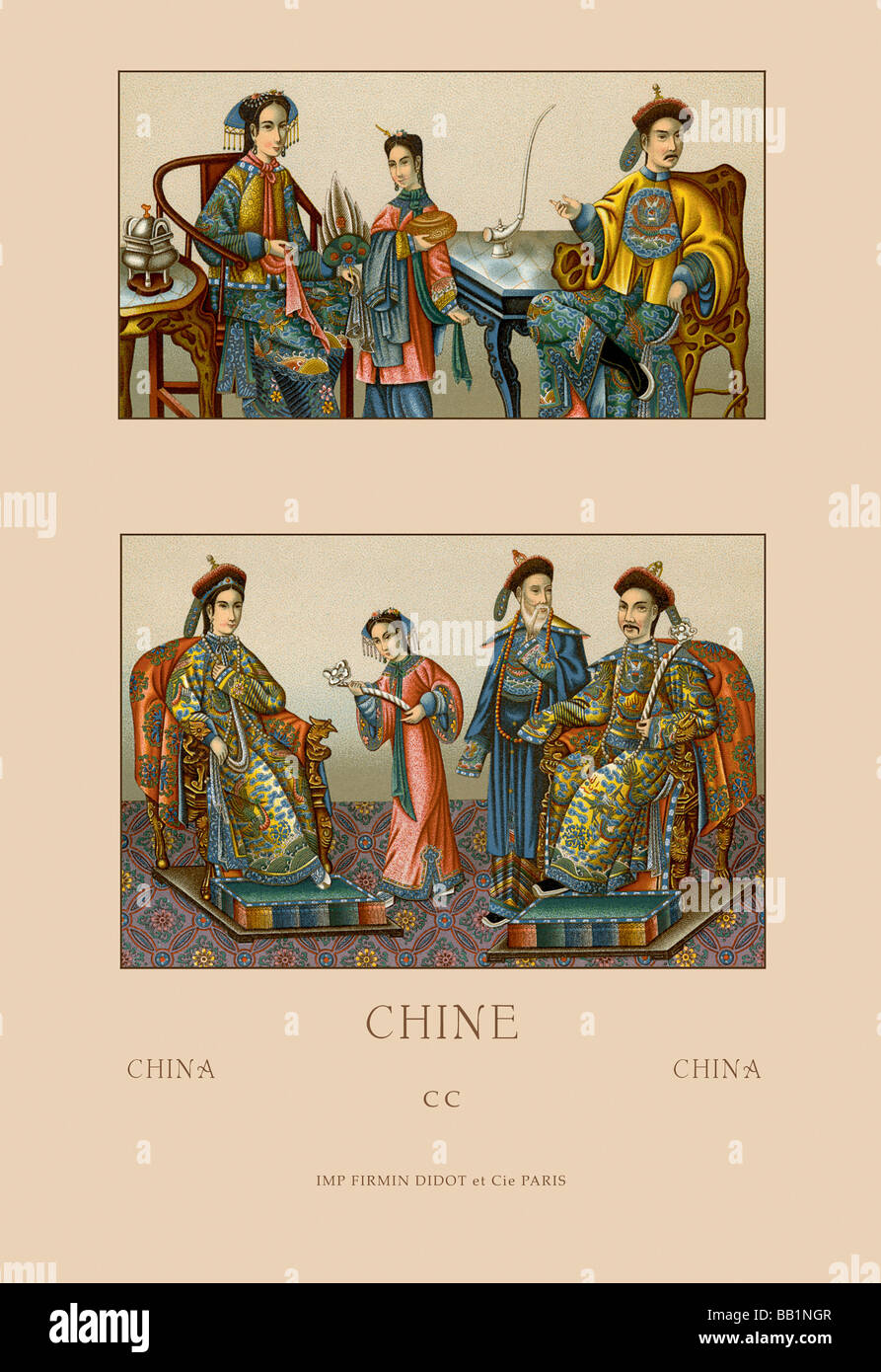 A Chinese Imperial Family Stock Photo - Alamy