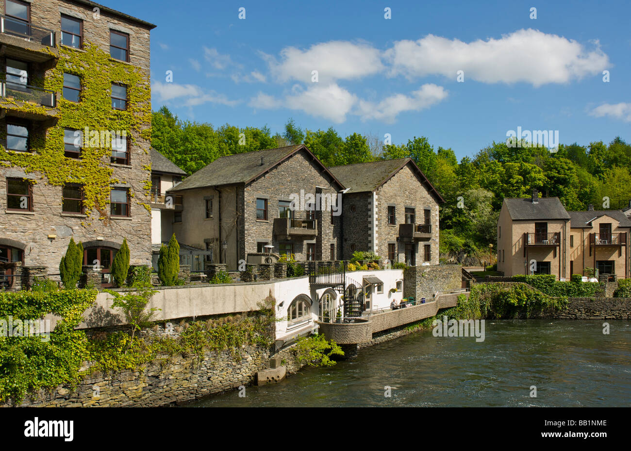 The Whitewater Hotel, overlooking the River Leven, Backbarrow, Lake ...