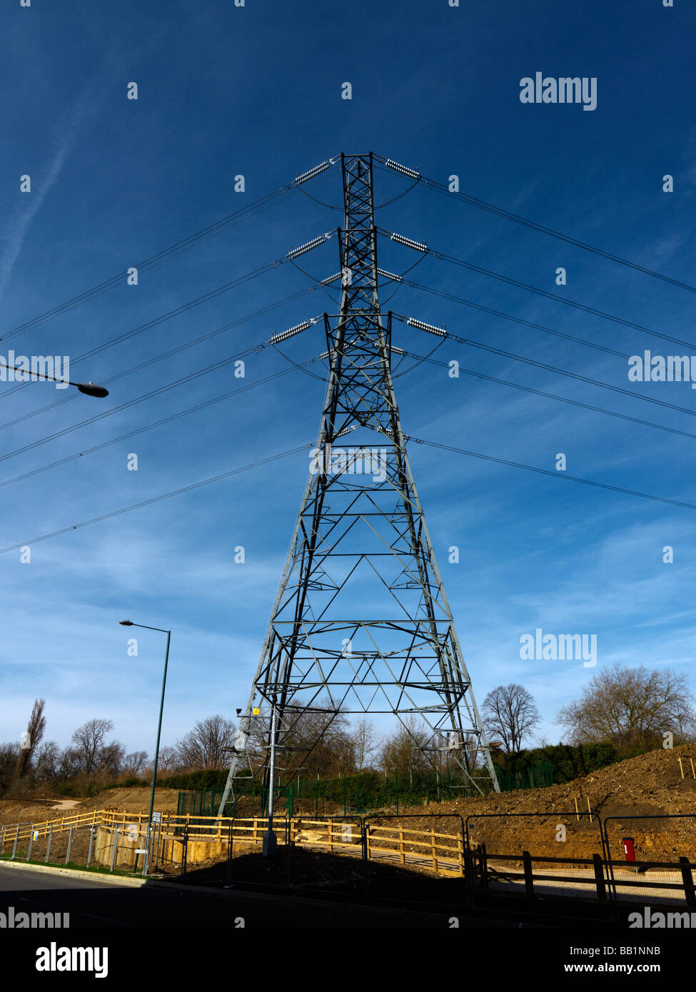Electricity Pylon Sutton Surrey Stock Photo - Alamy