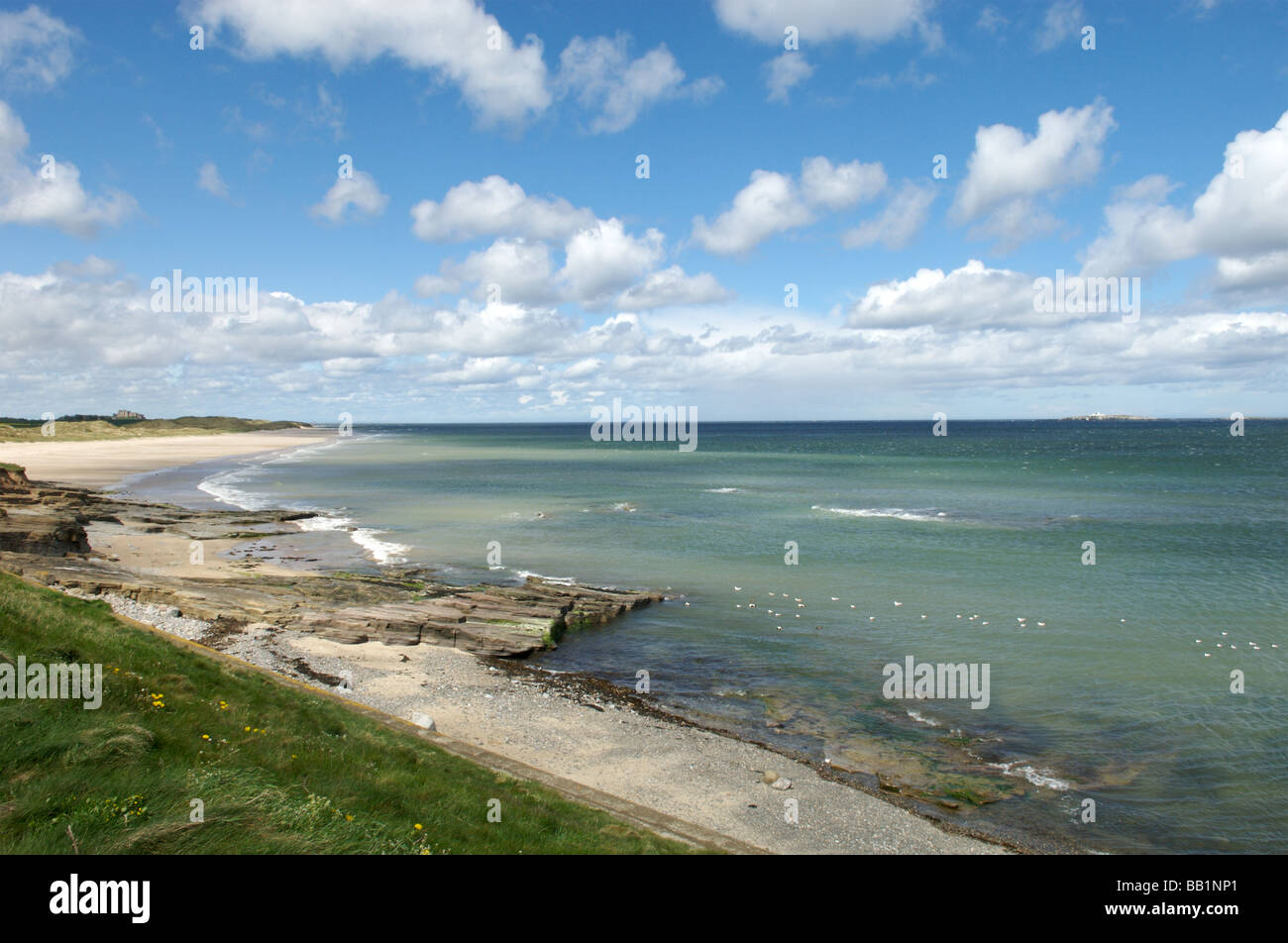 Seahouses beach, Northumberland Stock Photo - Alamy