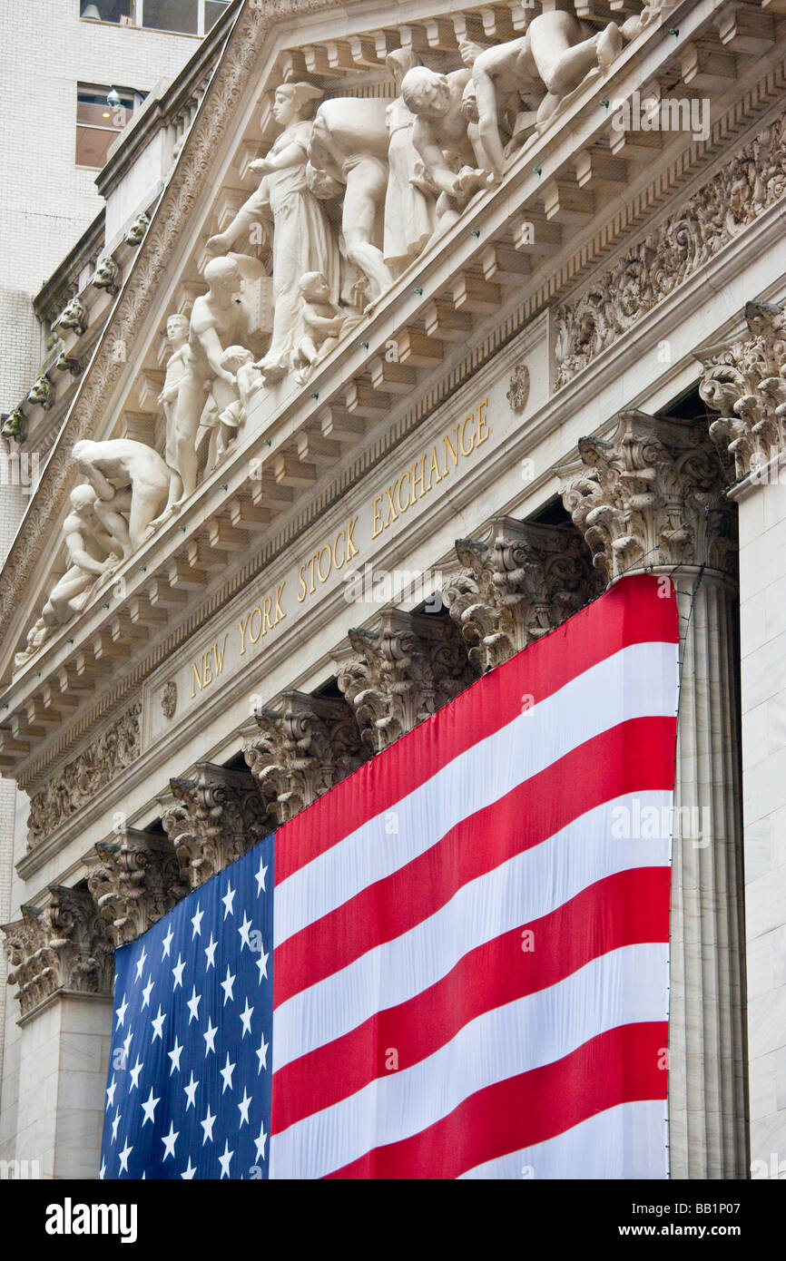 New York Stock Exchange in Manhattan Stock Photo - Alamy