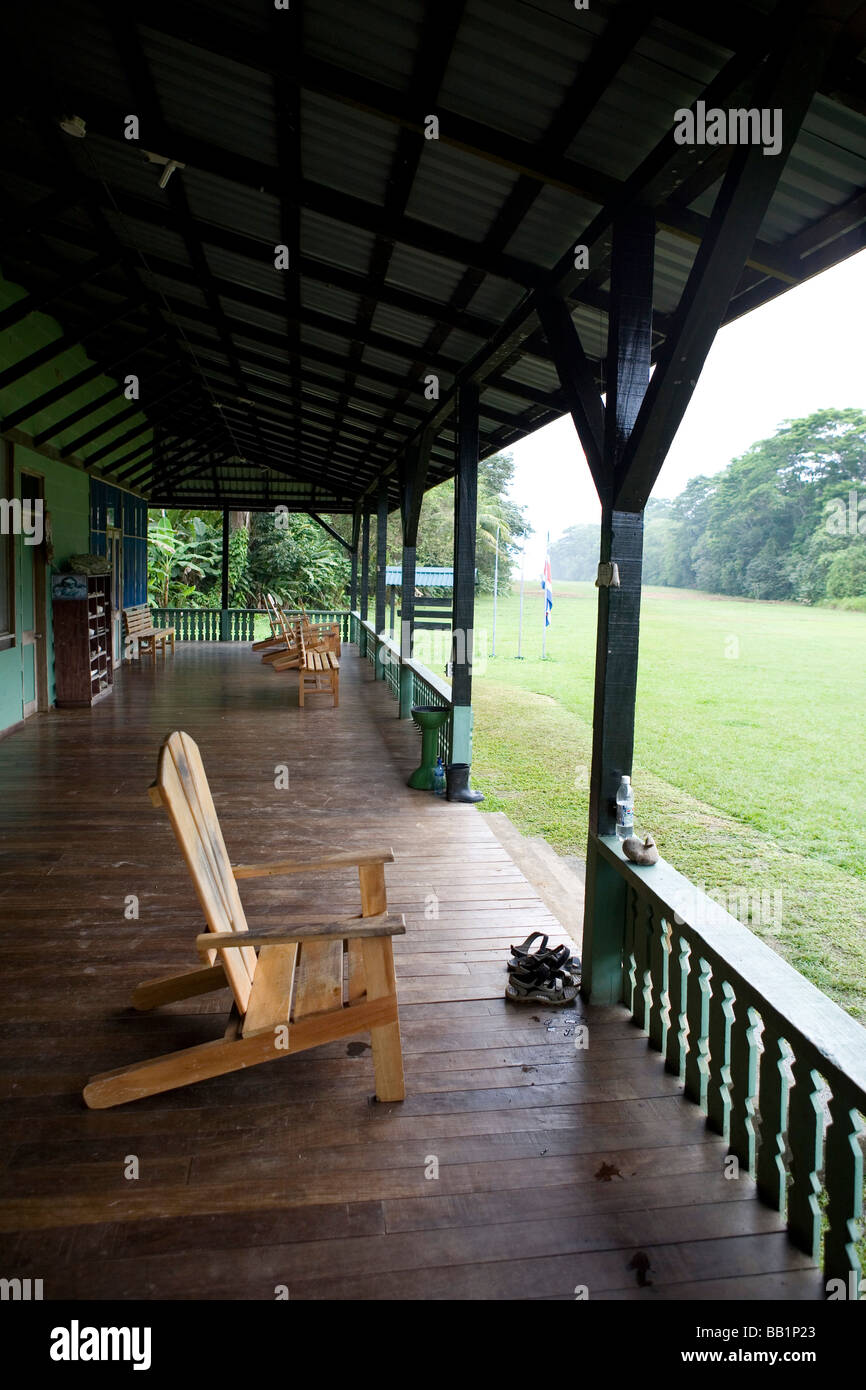 At the Sirena Ranger Station in Corcovado National Park, Costa RIca ...