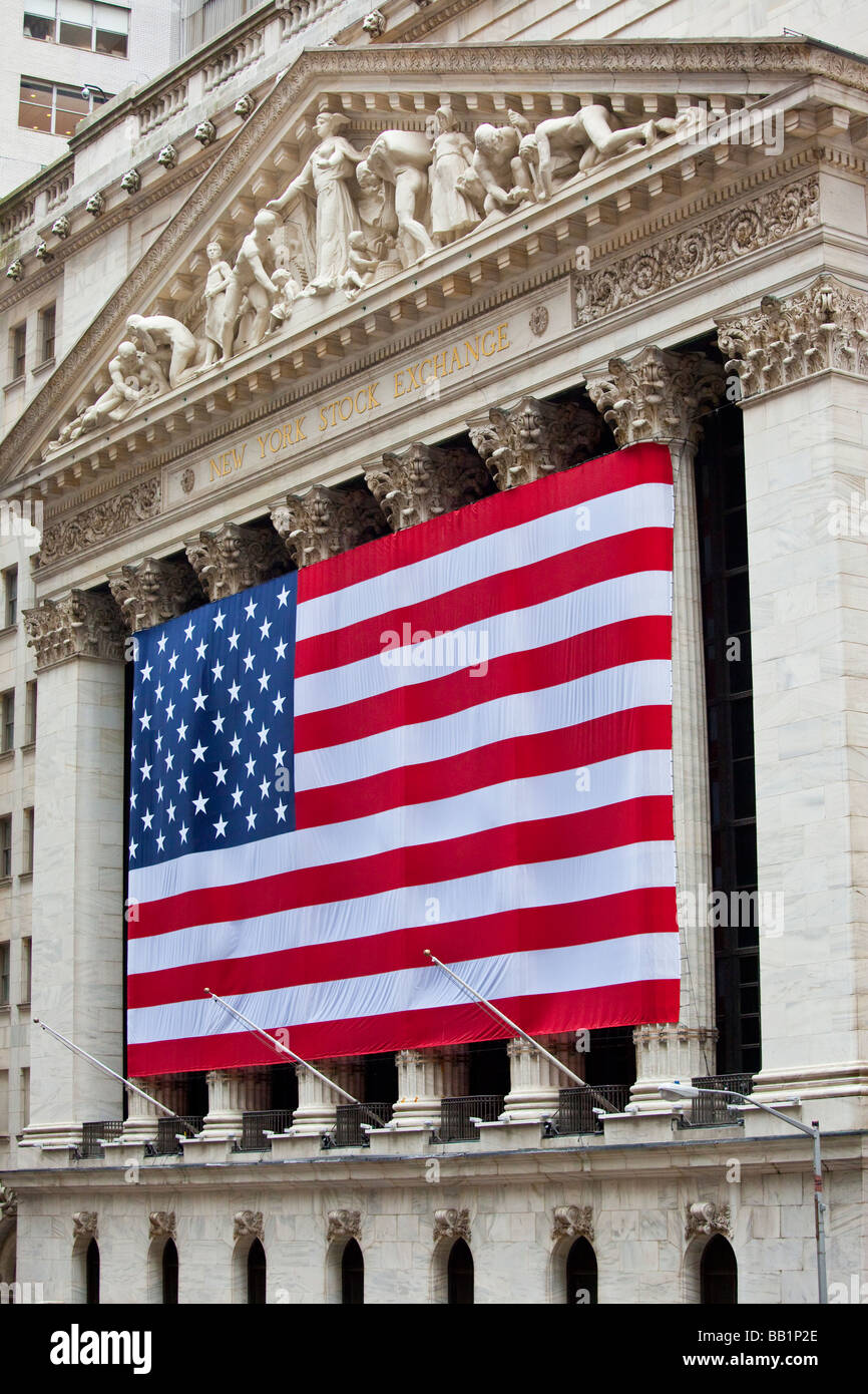 New York Stock Exchange in Manhattan Stock Photo - Alamy