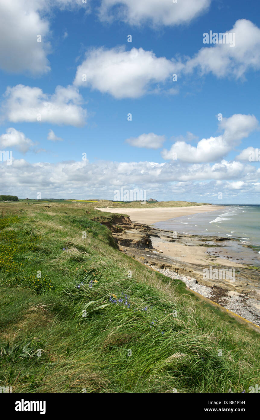 Seahouses beach, Northumberland Stock Photo - Alamy