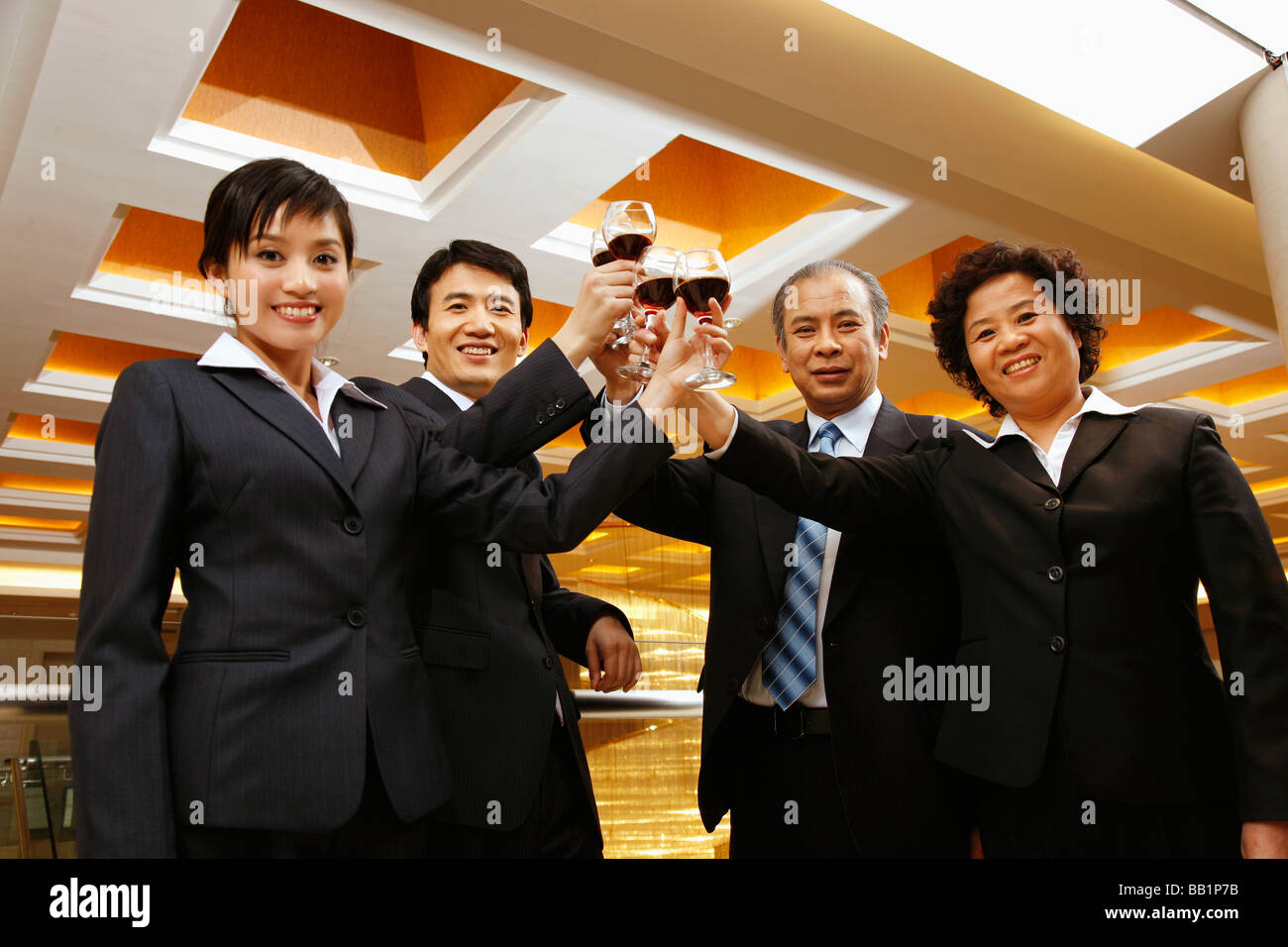 Businessmen having party in the hotel,China Stock Photo - Alamy