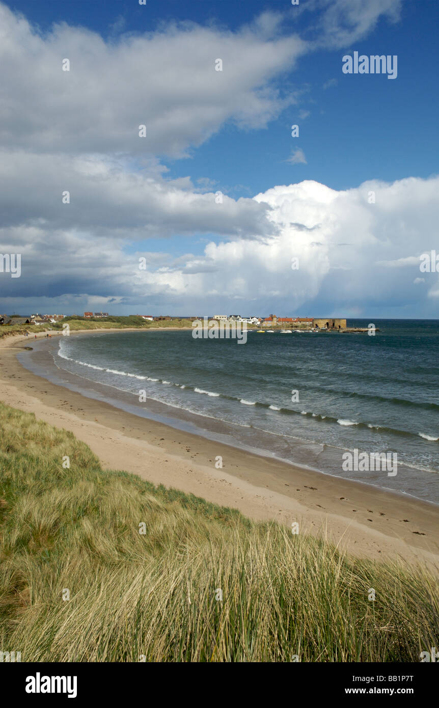 Beadnell beach, Northumberland Stock Photo - Alamy