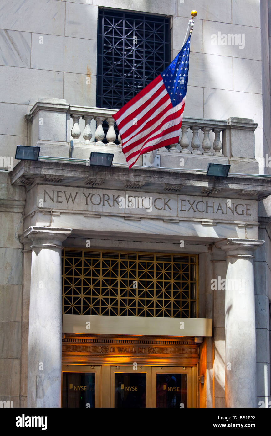 New York Stock Exchange in Manhattan Stock Photo - Alamy