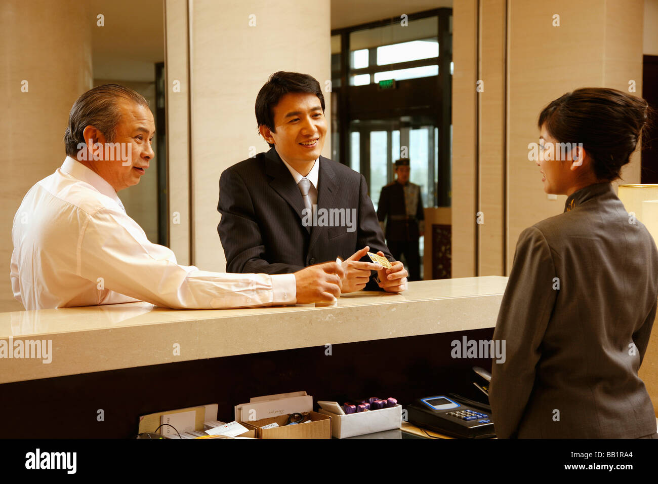Hotel reception china hi-res stock photography and images - Alamy