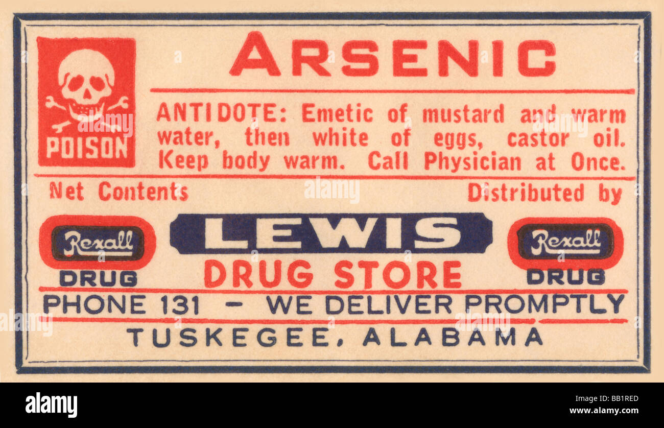 Arsenic poison hi-res stock photography and images - Alamy