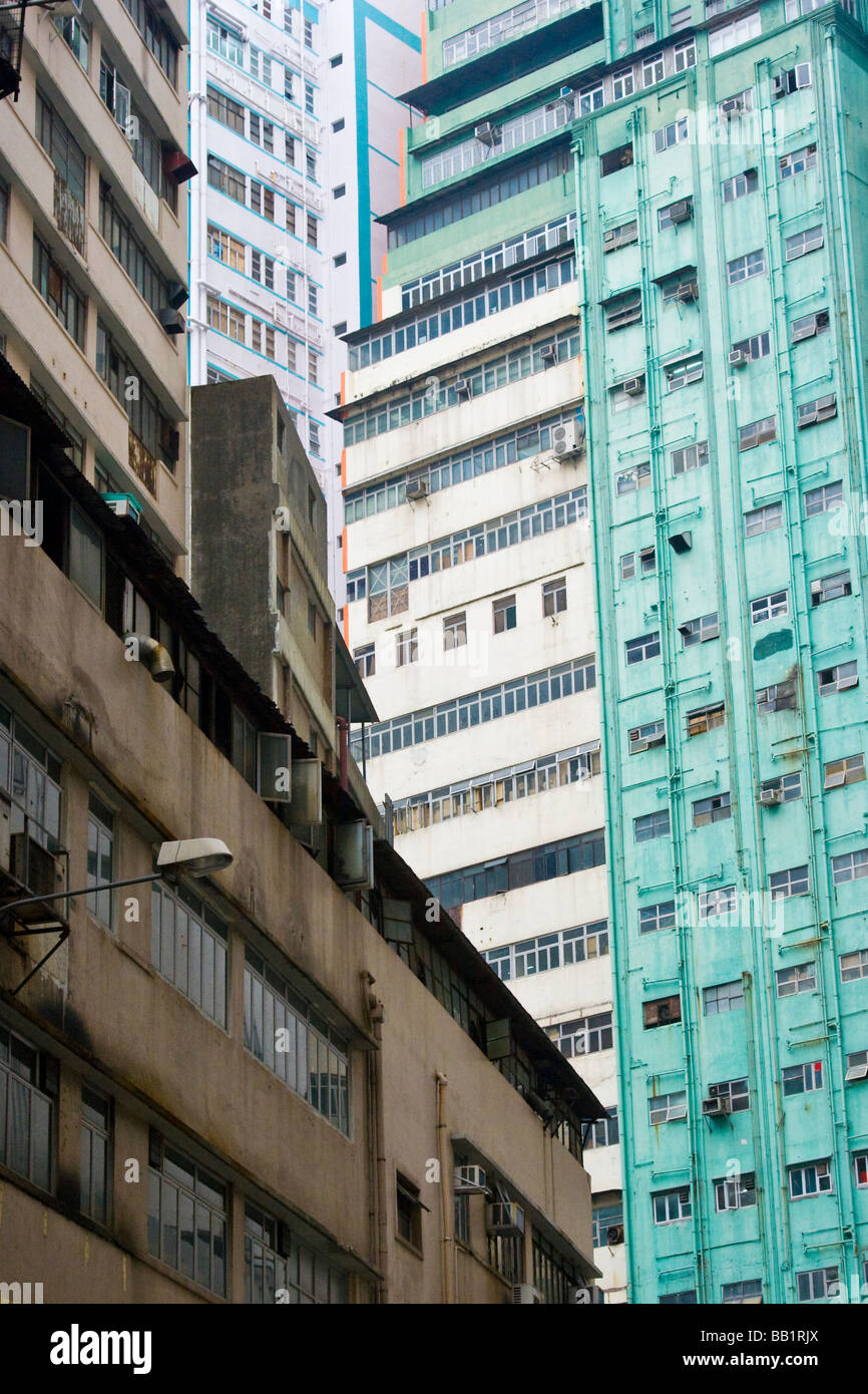 Old Buildings in Kowloon Hong Kong Stock Photo - Alamy