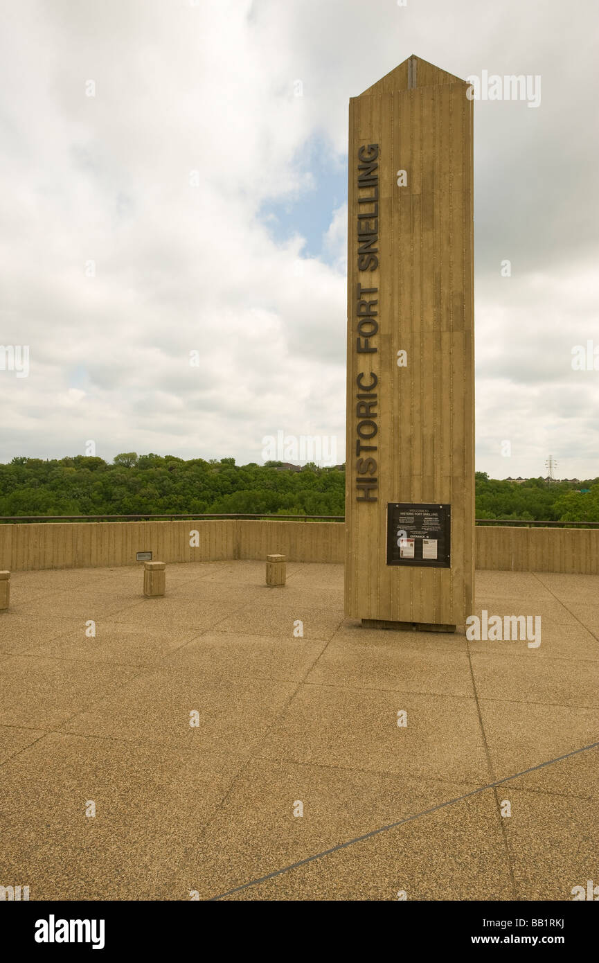Fort snelling entrance marker hi-res stock photography and images - Alamy