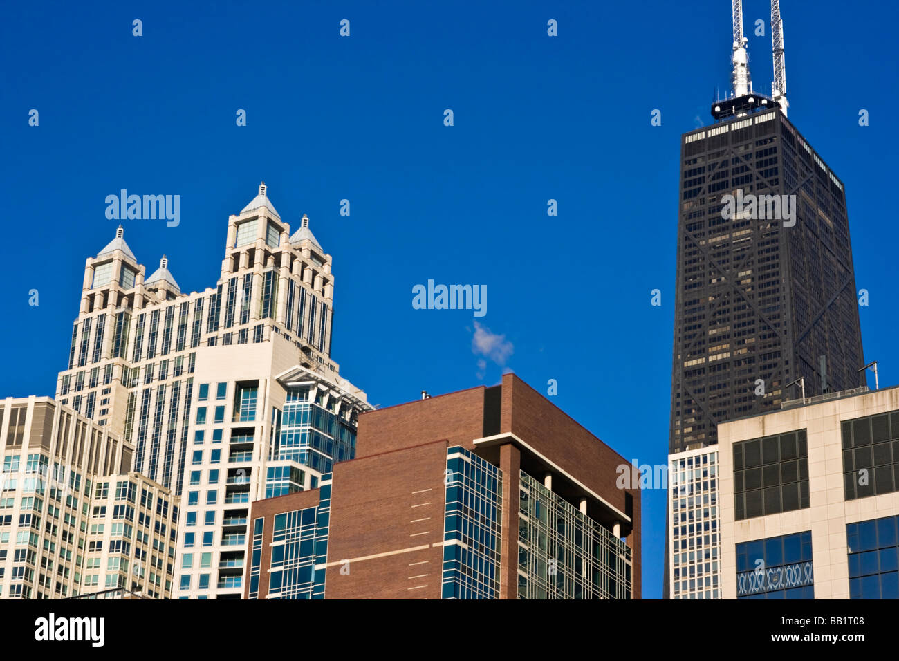 Buildings in north part of downtown in Chicago Stock Photo - Alamy