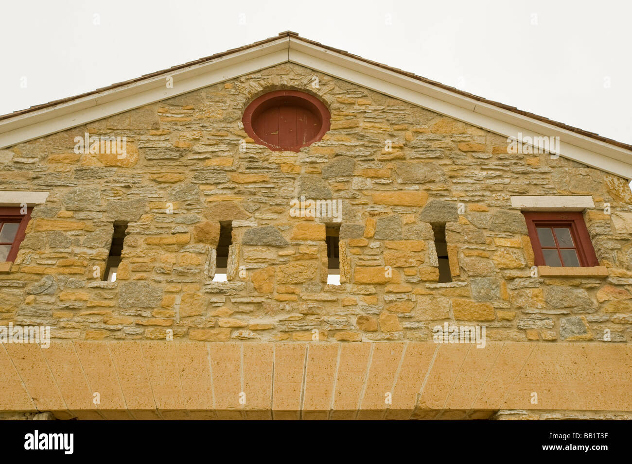 FORT SNELLING ENTRANCE WITH RIFLE WINDOWS Stock Photo - Alamy