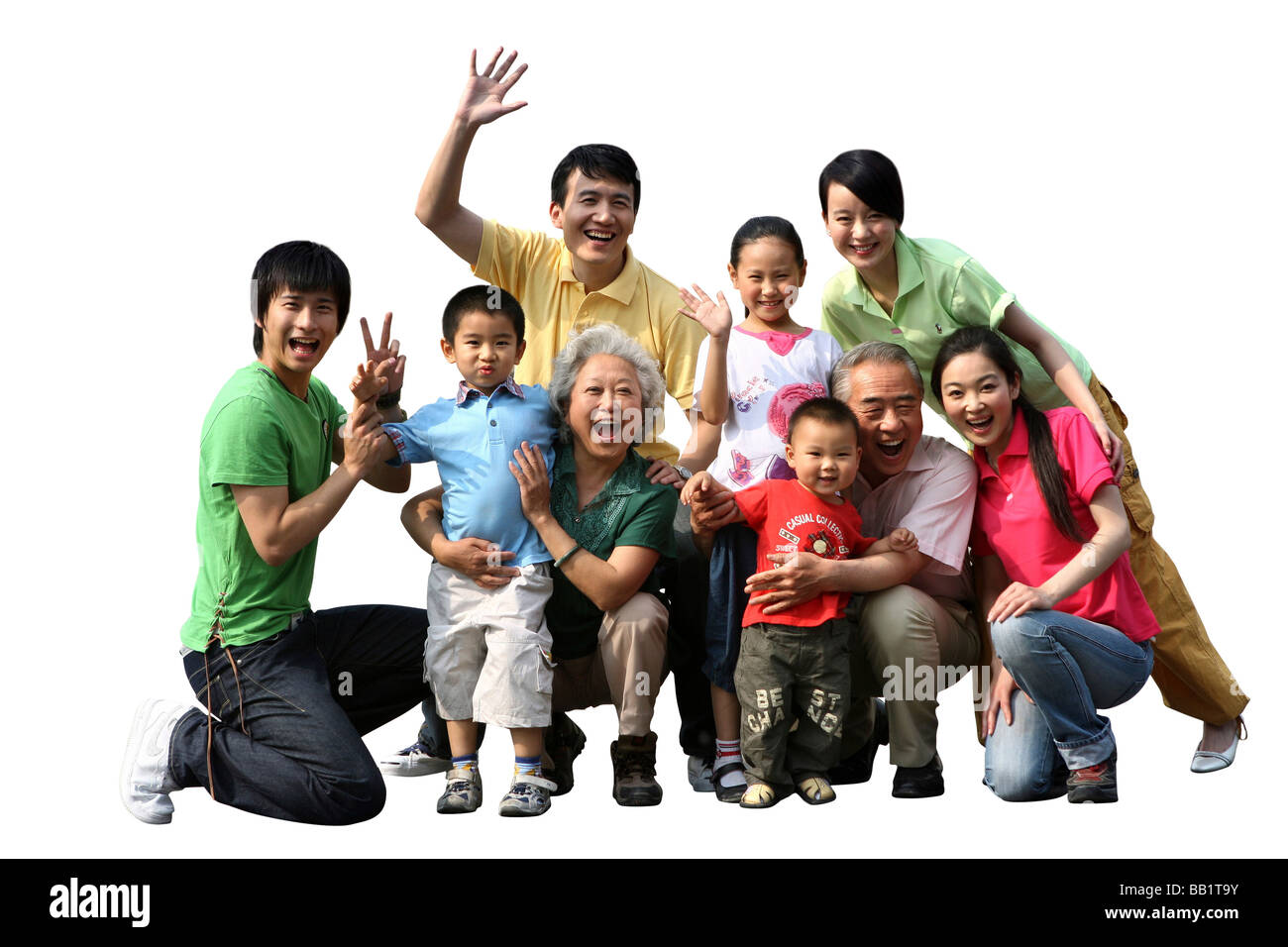 Family getting Cut Out Stock Images & Pictures - Alamy