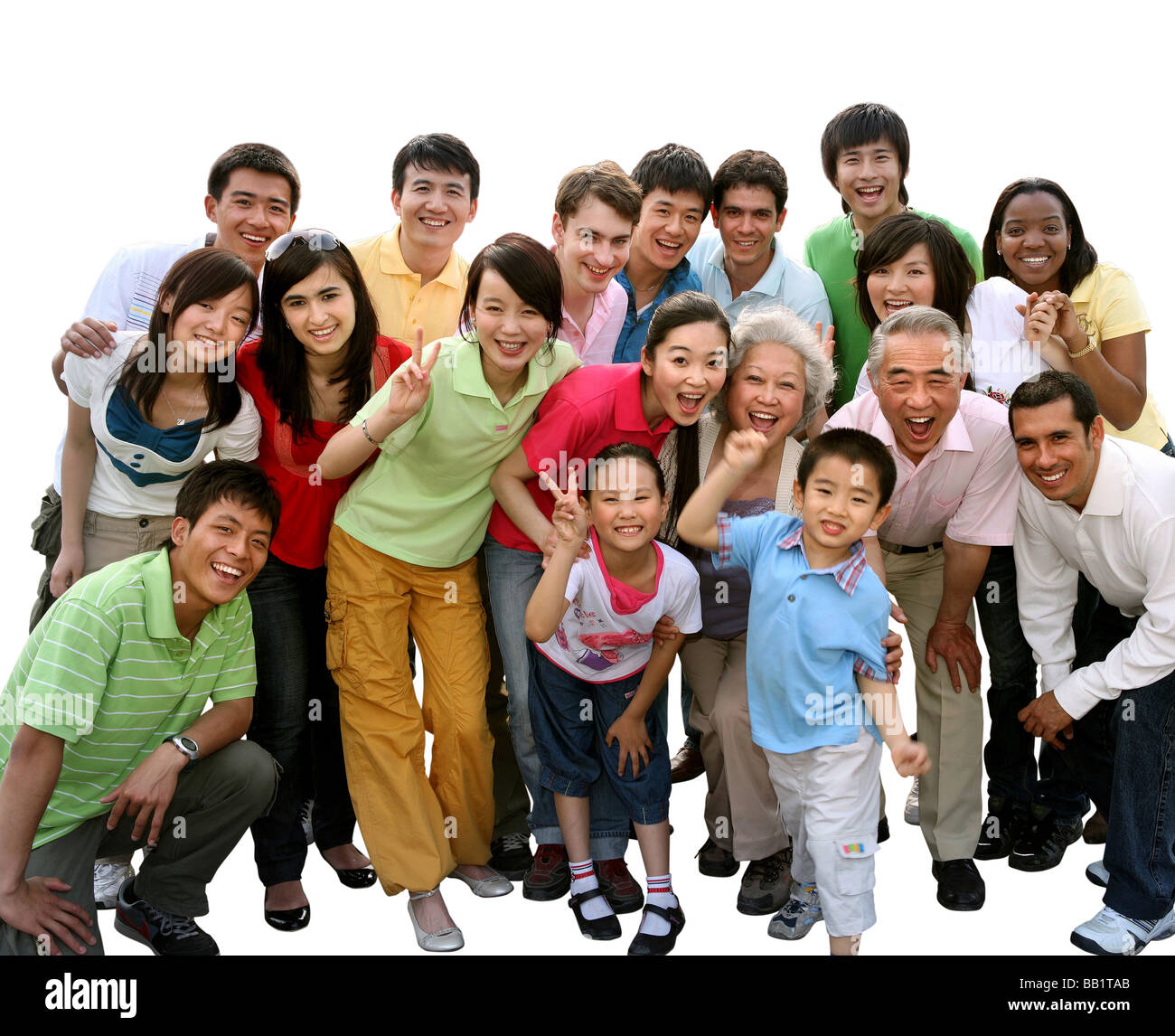 People from differnet countries getting together Stock Photo - Alamy