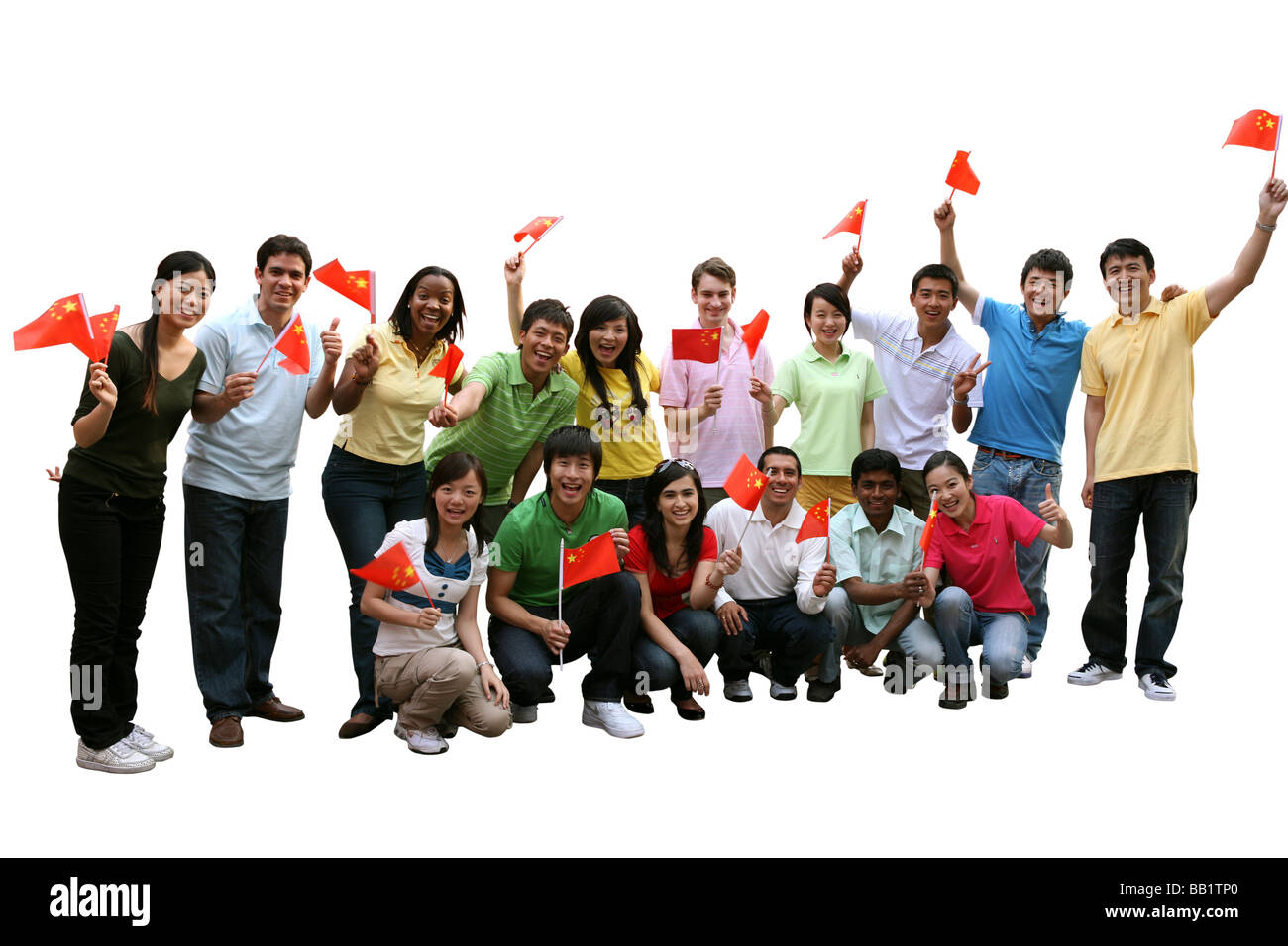 People from different countries together Cut Out Stock Images ...