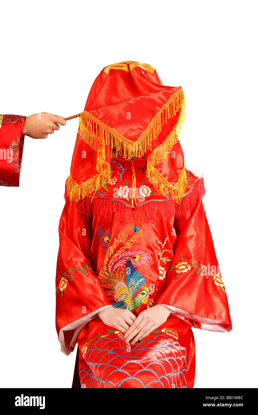 Chinese traditional wedding ceremony Stock Photo - Alamy