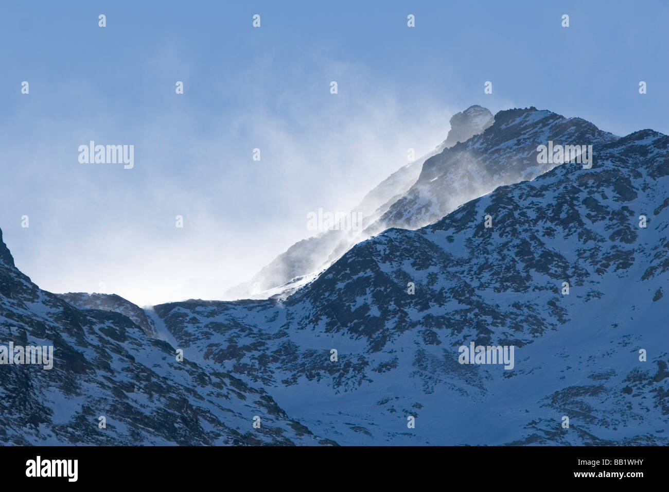 Strong wind in the mountains hi-res stock photography and images - Alamy