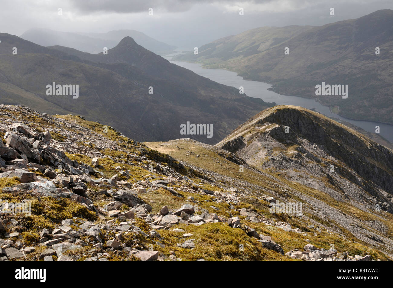 Pap of Glencoe from Garbh Bheinn Kinlochleven Scotland Stock Photo - Alamy