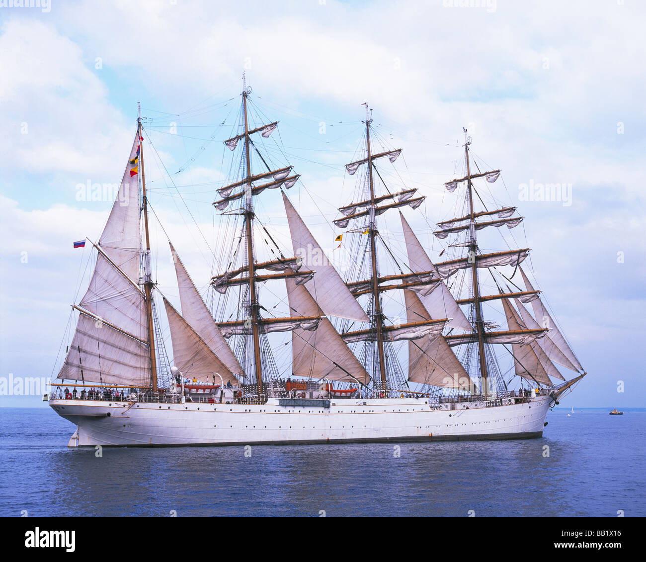The Russian Sailing Ship, Sedov Stock Photo - Alamy