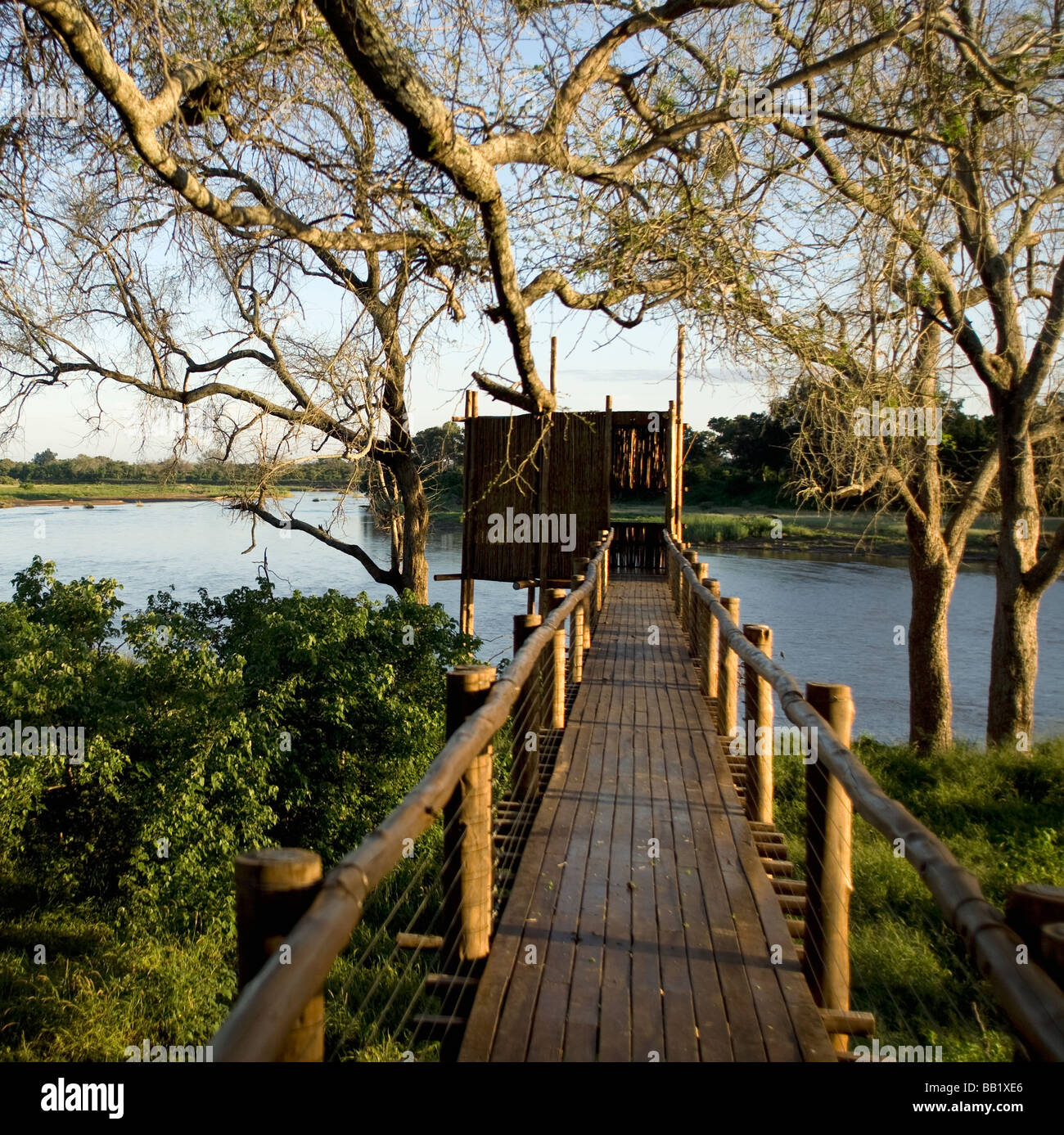 Walkway to river lookout, Mapungubwe, South Africa Stock Photo - Alamy