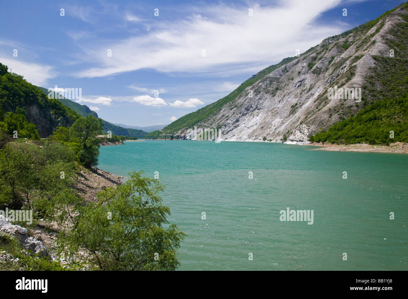 MACEDONIA, Debar. Lake Debar Landscape Stock Photo - Alamy