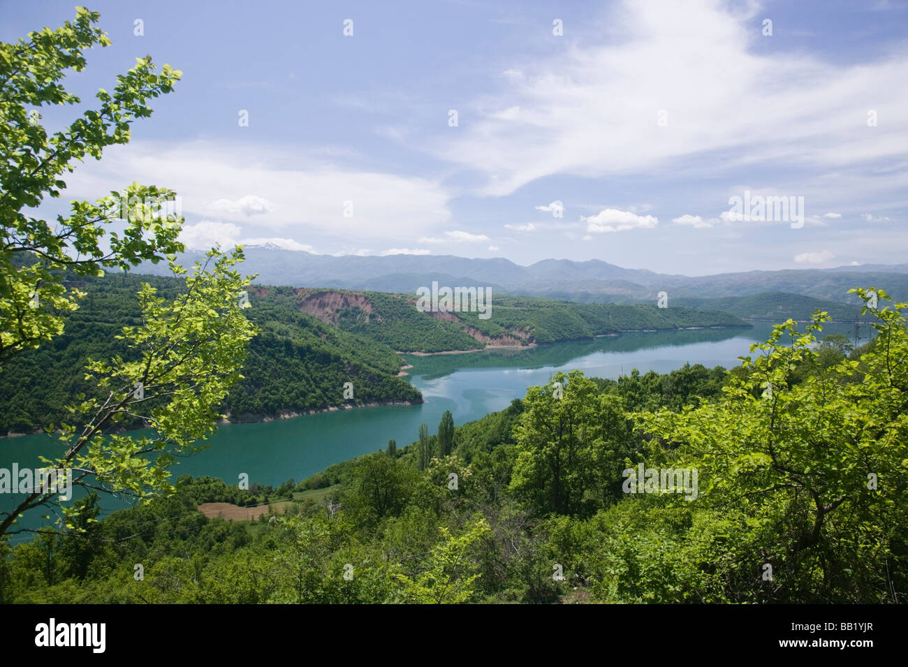 MACEDONIA, Debar. Lake Debar Landscape Stock Photo - Alamy