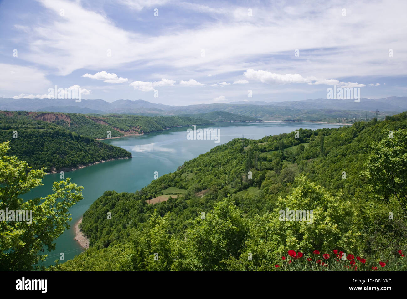 MACEDONIA, Debar. Lake Debar Landscape Stock Photo - Alamy