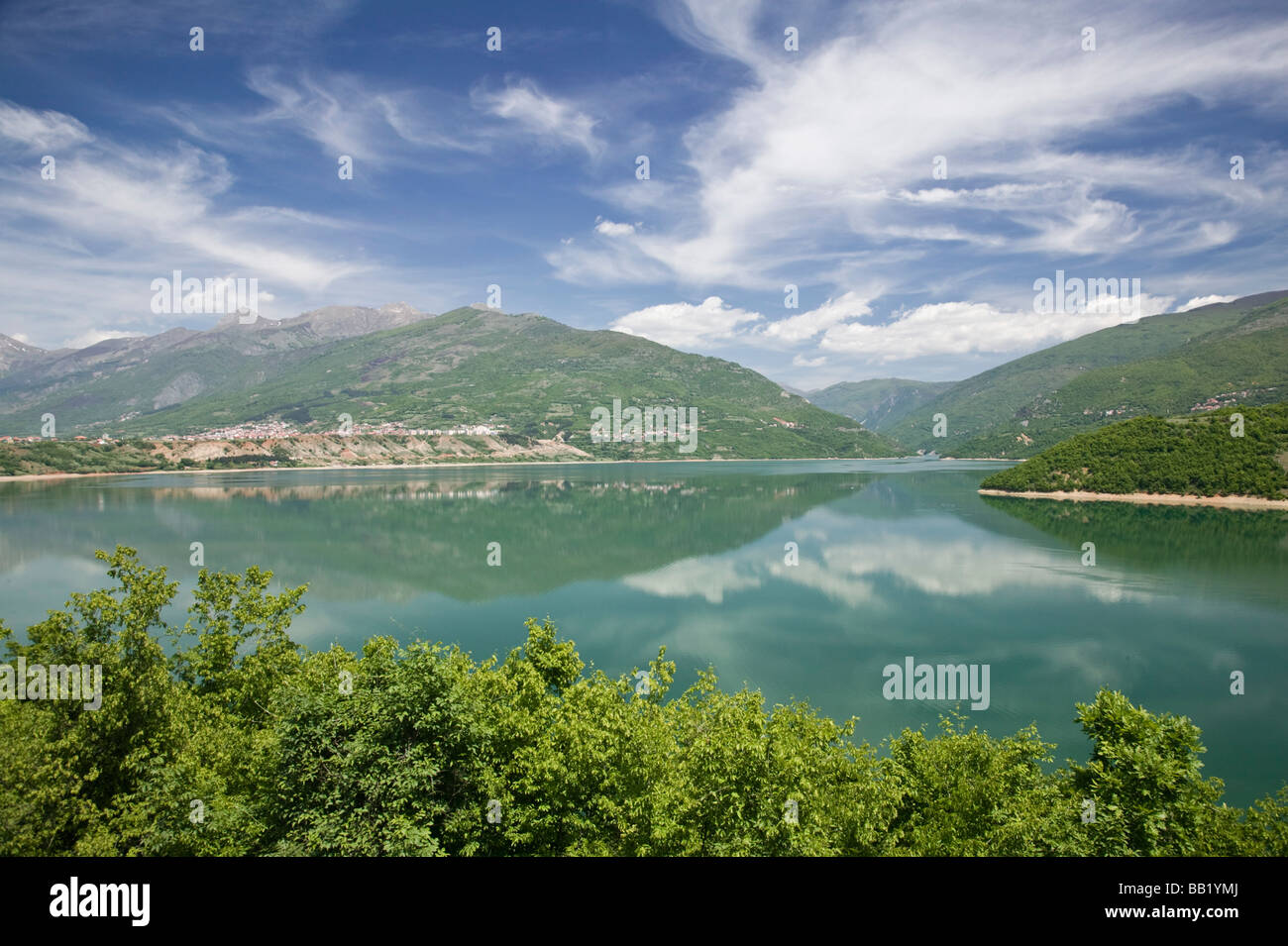 MACEDONIA, Debar. Lake Debar Landscape Stock Photo - Alamy