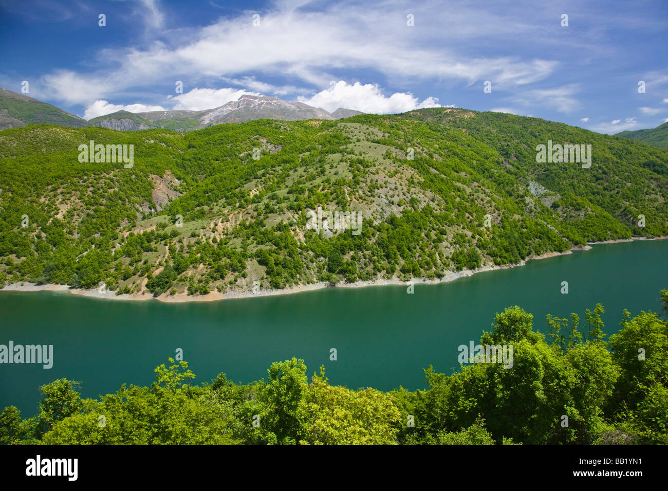 MACEDONIA, Debar. Lake Debar Landscape Stock Photo - Alamy