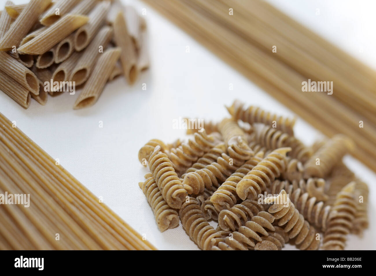 Wholegrain pasta variety hi-res stock photography and images - Alamy