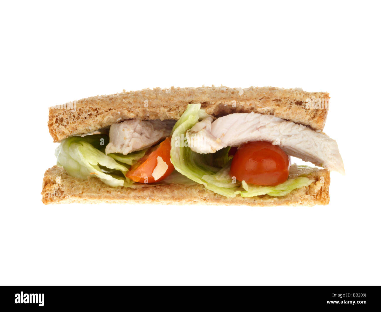 Chicken tomato lettuce sandwich Cut Out Stock Images & Pictures - Alamy